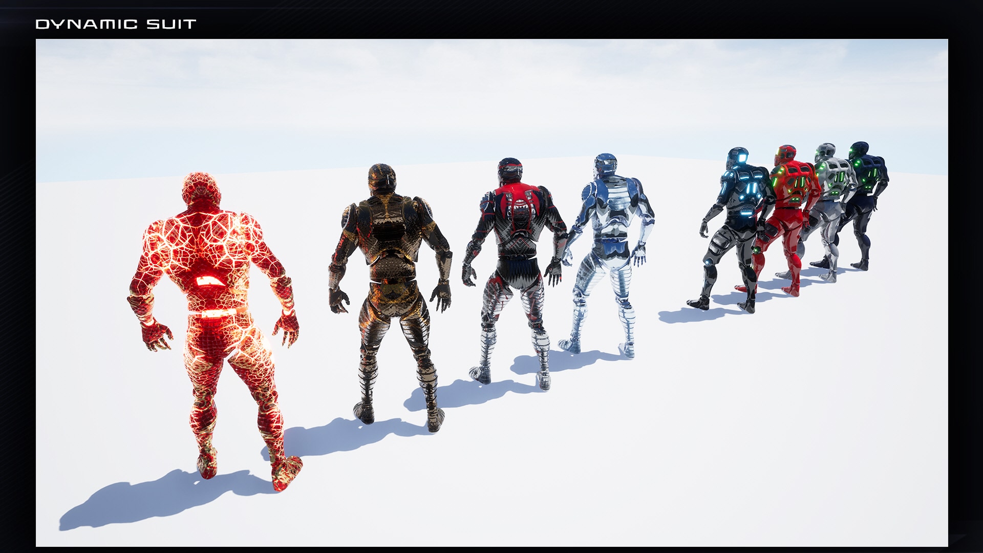 Ue4 Mannequin Dynamic Suit Pack Pbr In Materials Ue Marketplace 