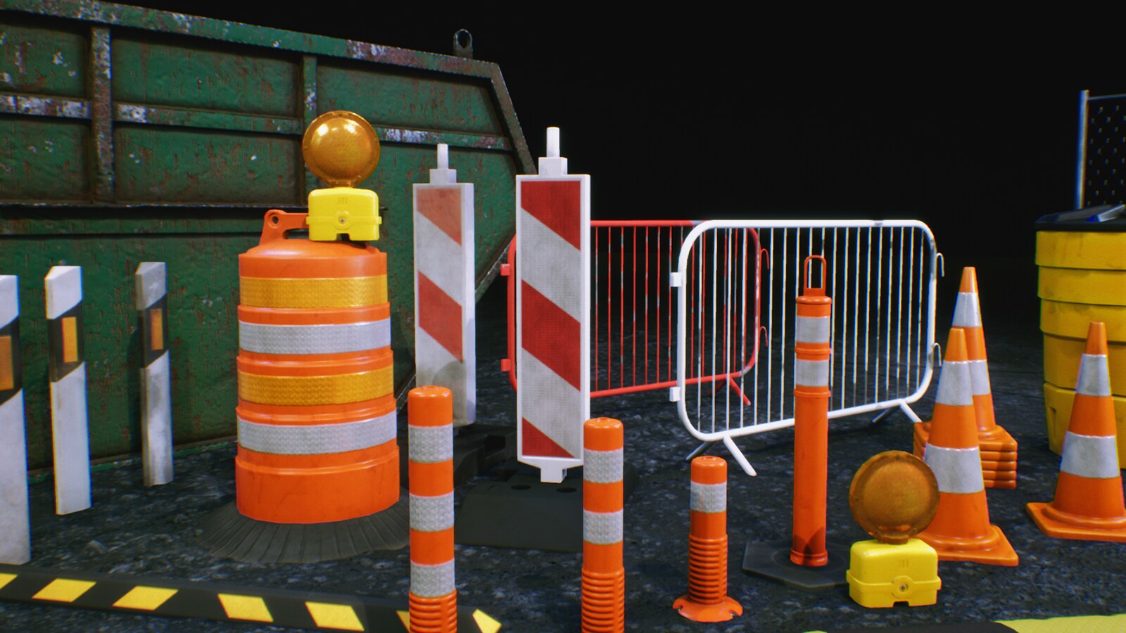 Traffic Props VOL. 1 in Props - UE Marketplace