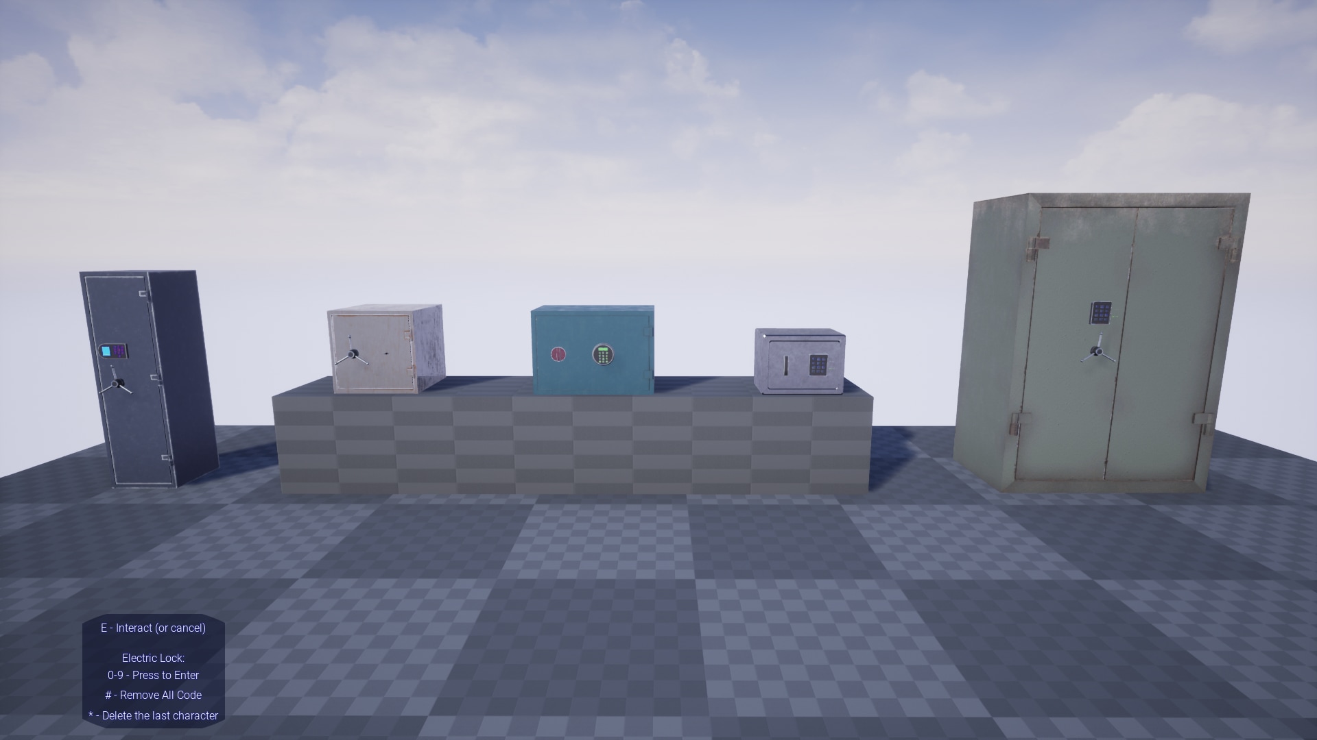 Interactive Lockers Collection, 카테고리 블루프린트 - UE 마켓플레이스