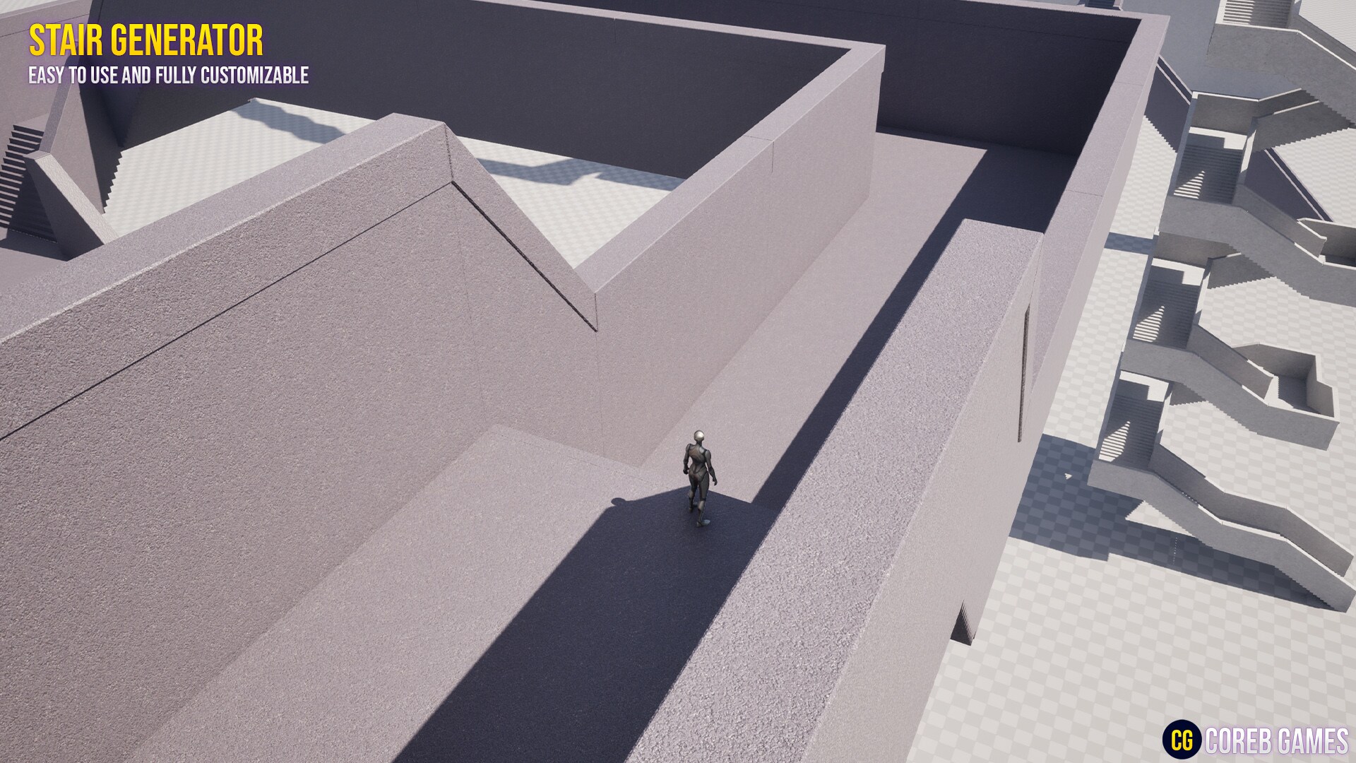Stair Generator, 카테고리 블루프린트 - UE 마켓플레이스