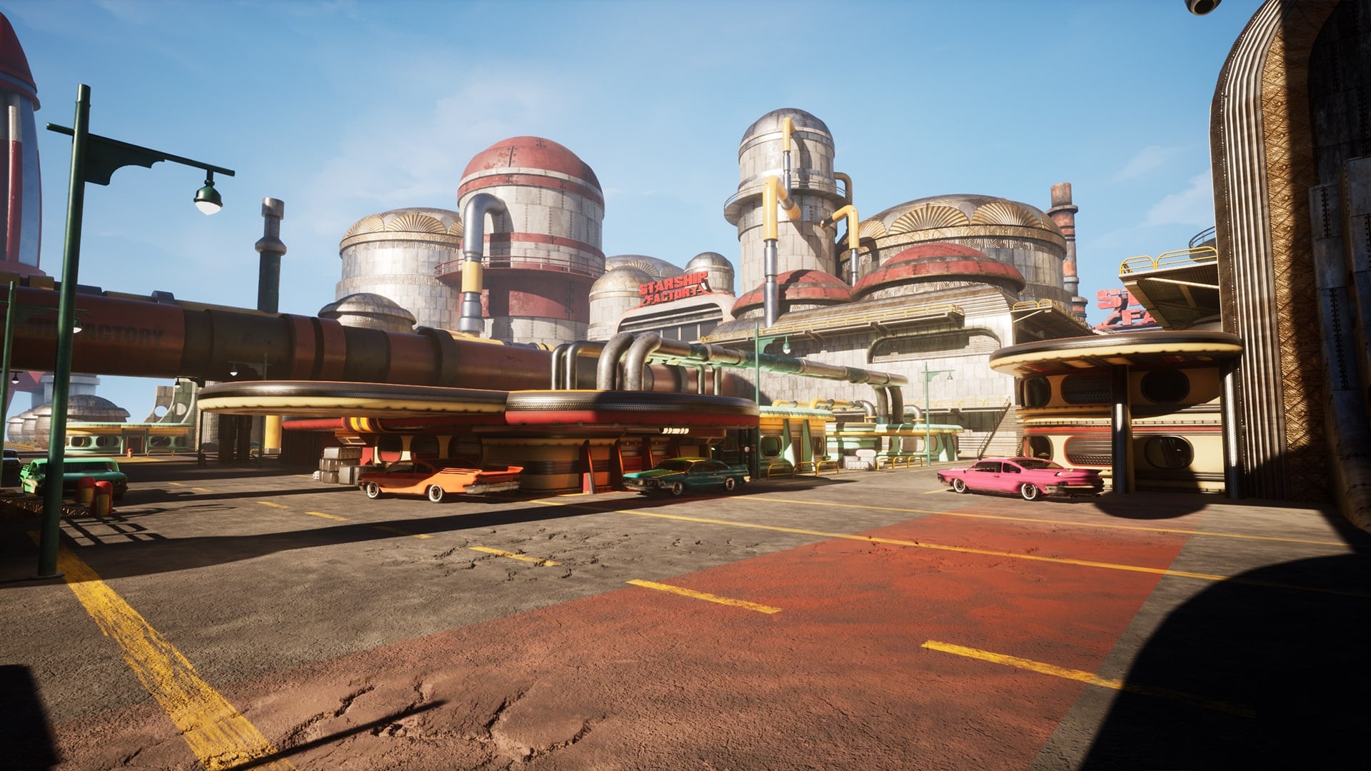 Atompunk Rocket Factory in Environments - UE Marketplace