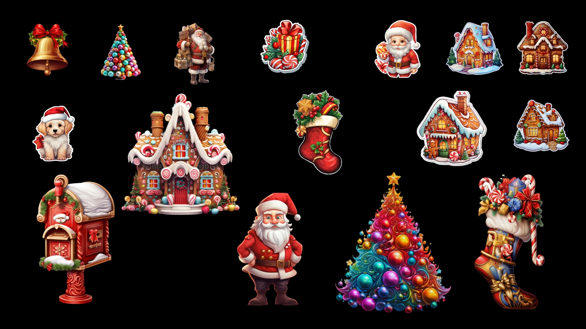 Christmas - Icons Pack：2Dアセット - UE マーケットプレイス
