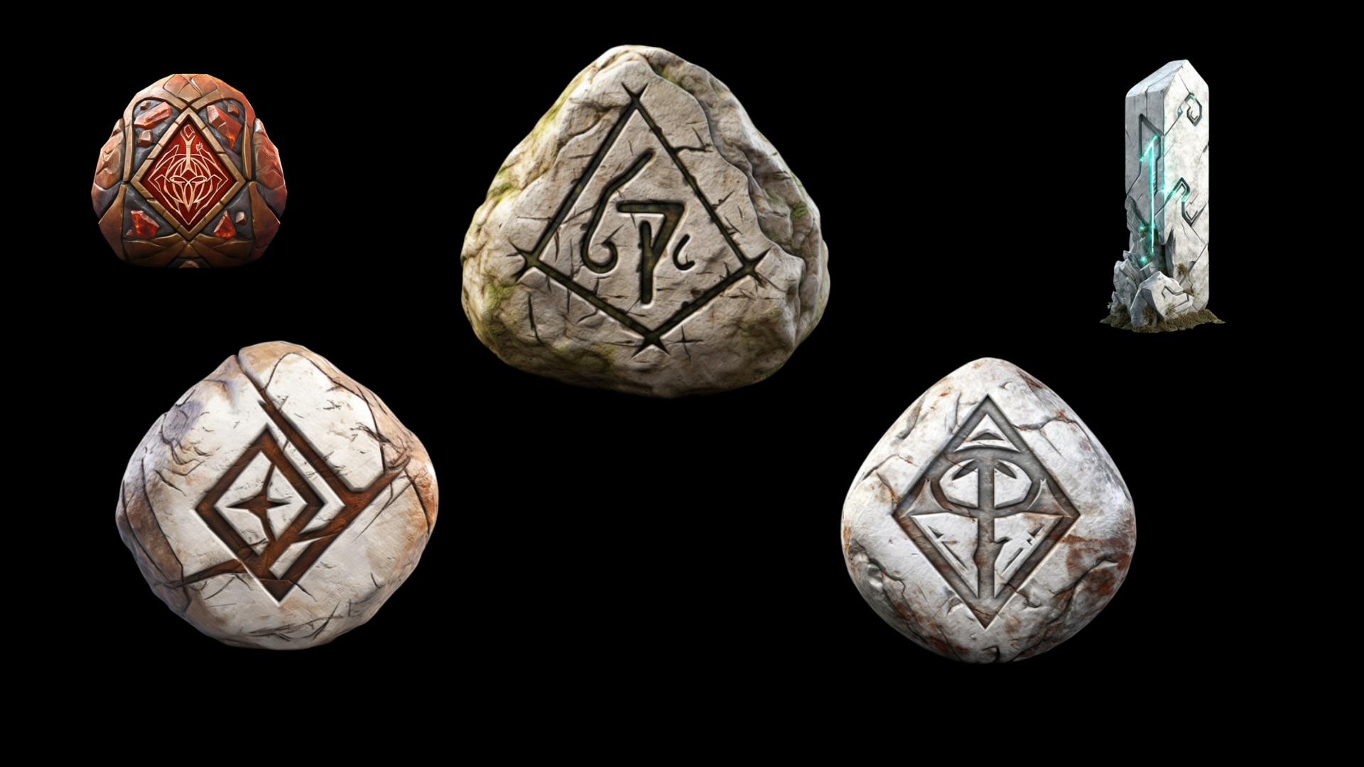 Runestones v2 - Icons in 2D Assets - UE Marketplace