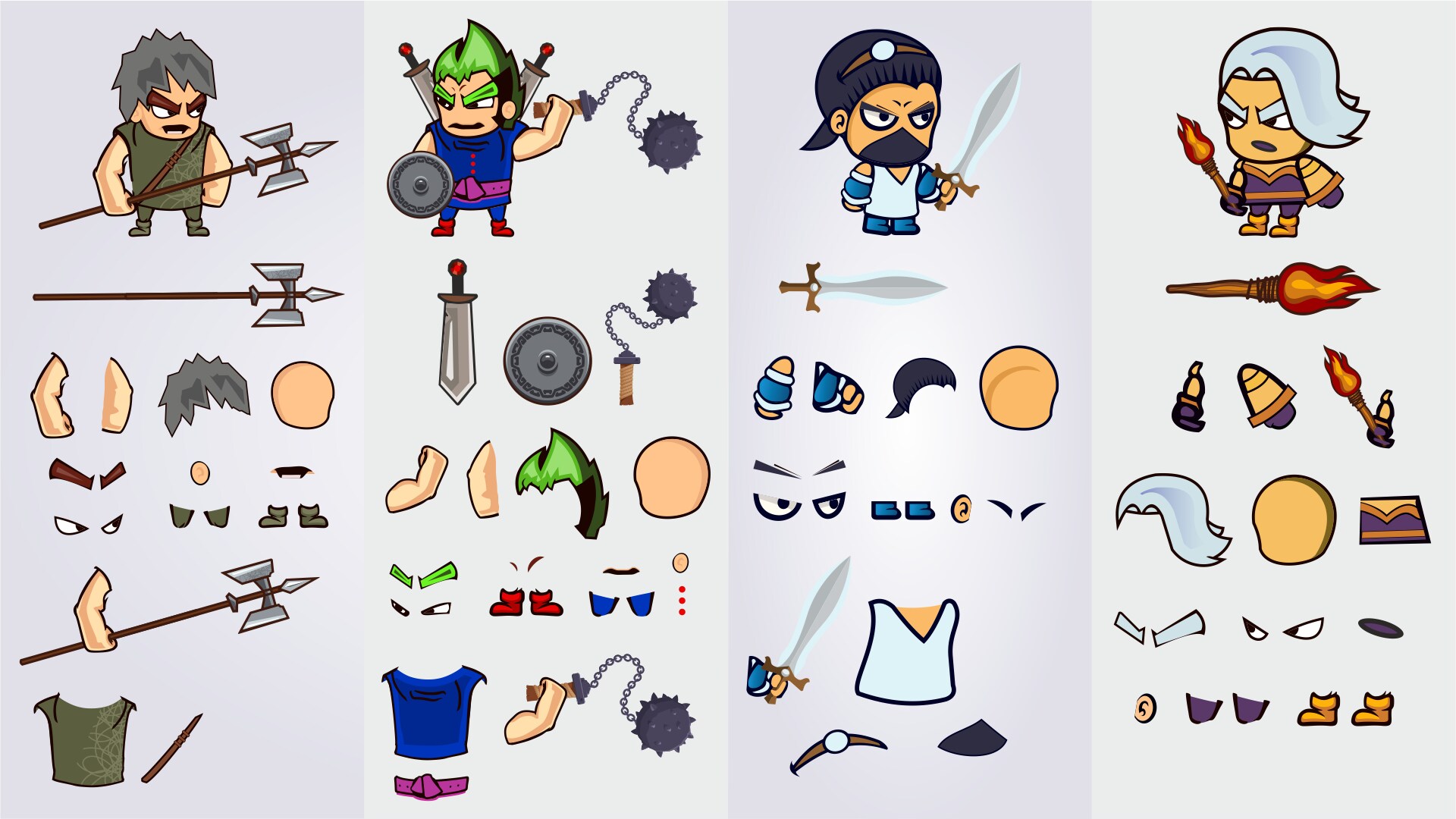 2D Toon Rpg Characters：2Dアセット - UE マーケットプレイス