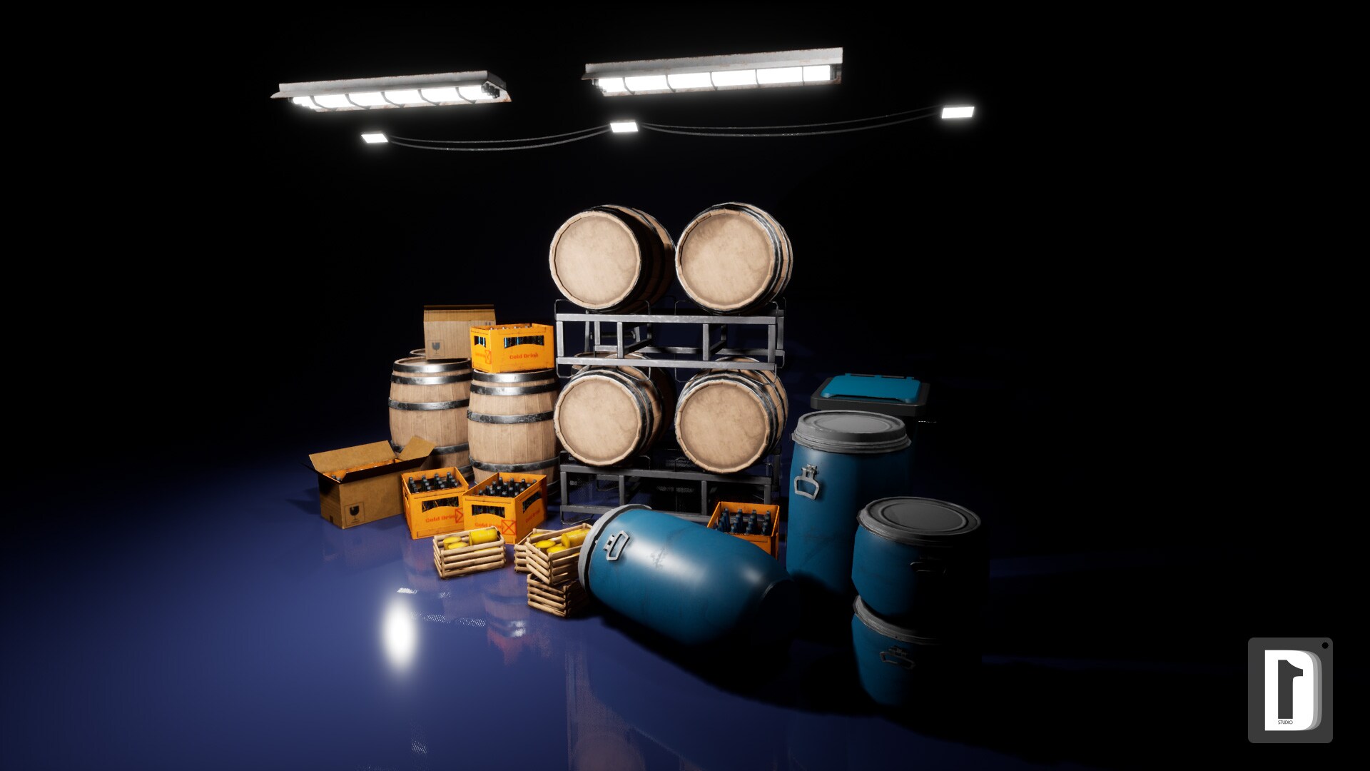 Garage & Basement Assets, 카테고리 소품 - UE 마켓플레이스