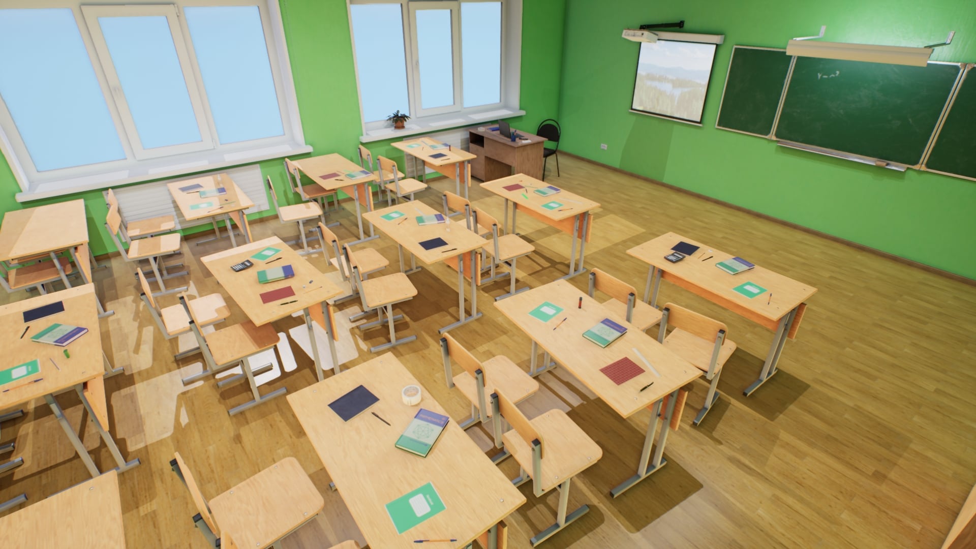Classroom Props Pack in Props - UE Marketplace