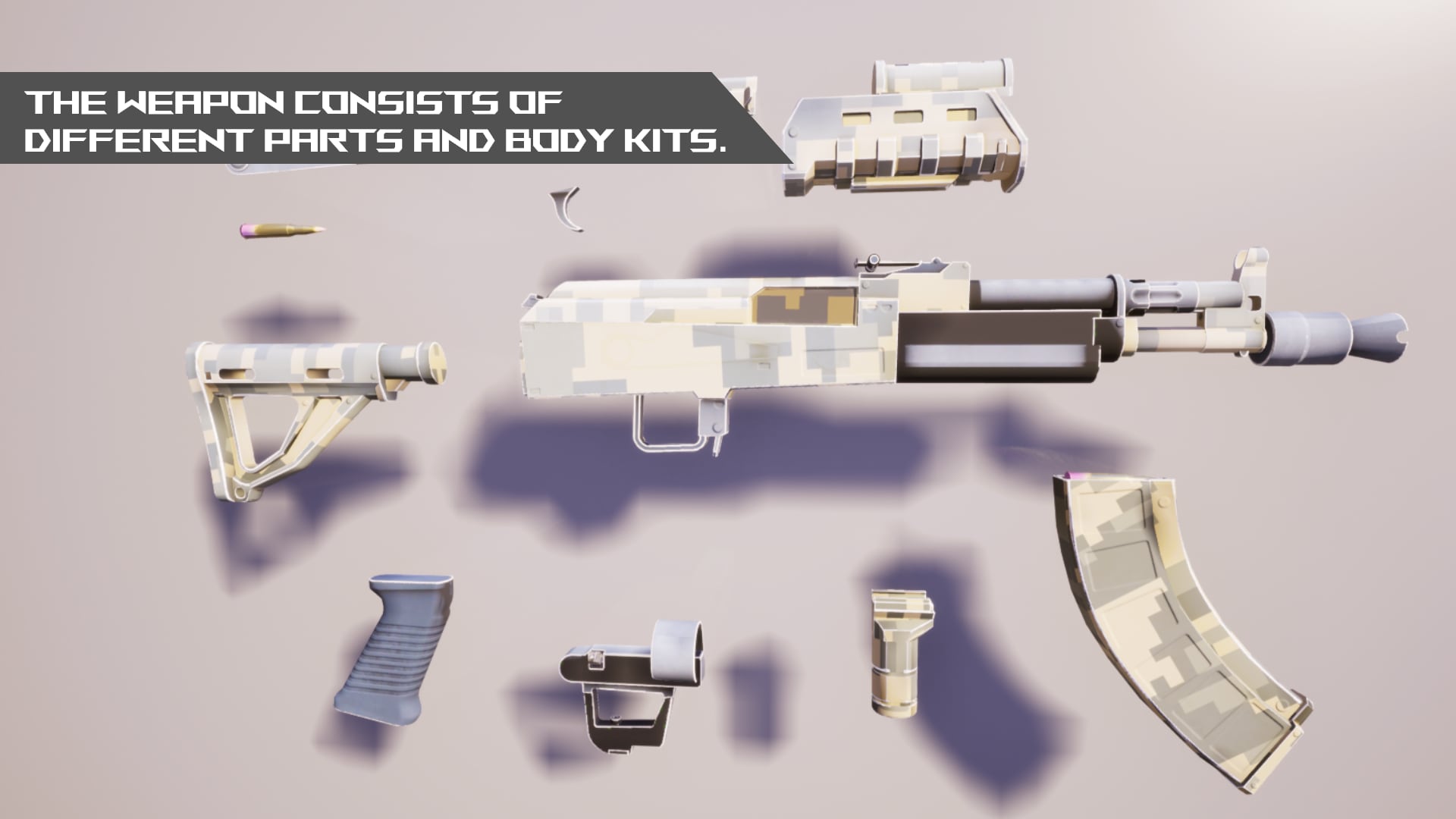 FPS Stylized Gun in Weapons - UE Marketplace