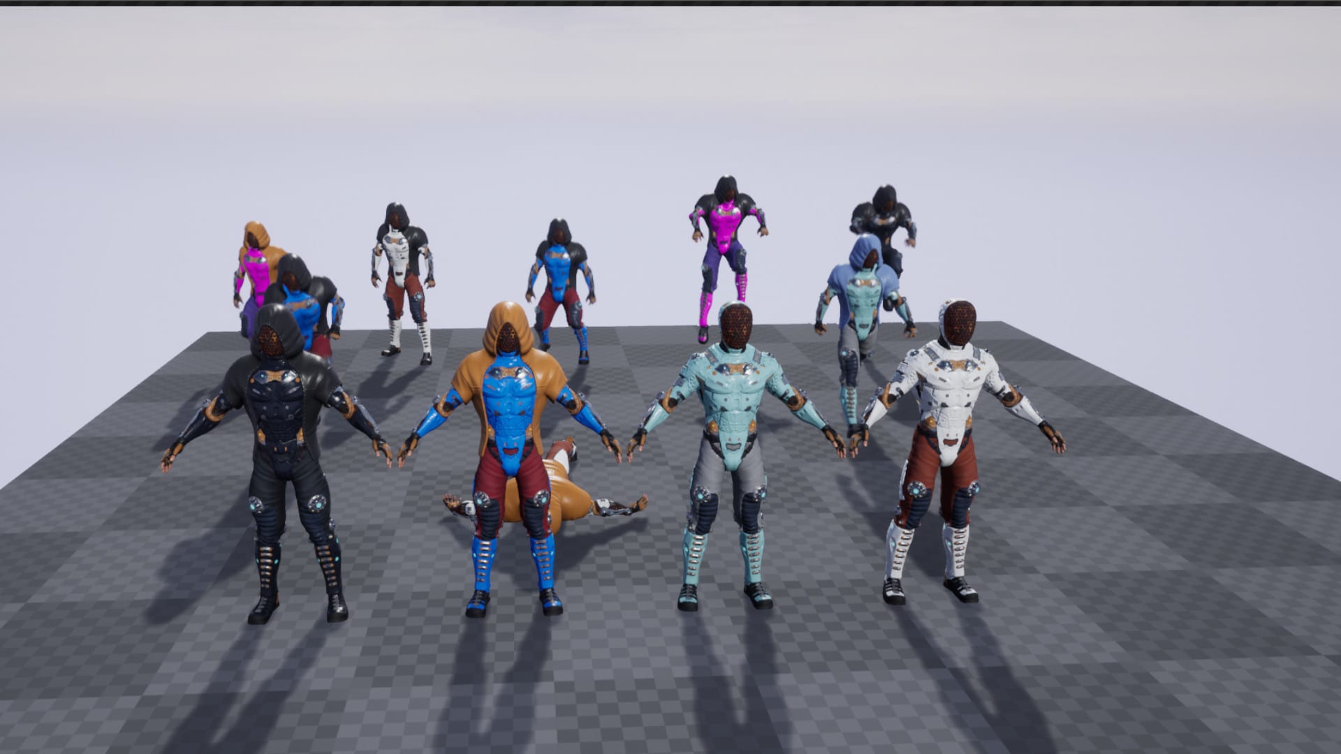 Sci-fi characters pack：キャラクター - UE マーケットプレイス