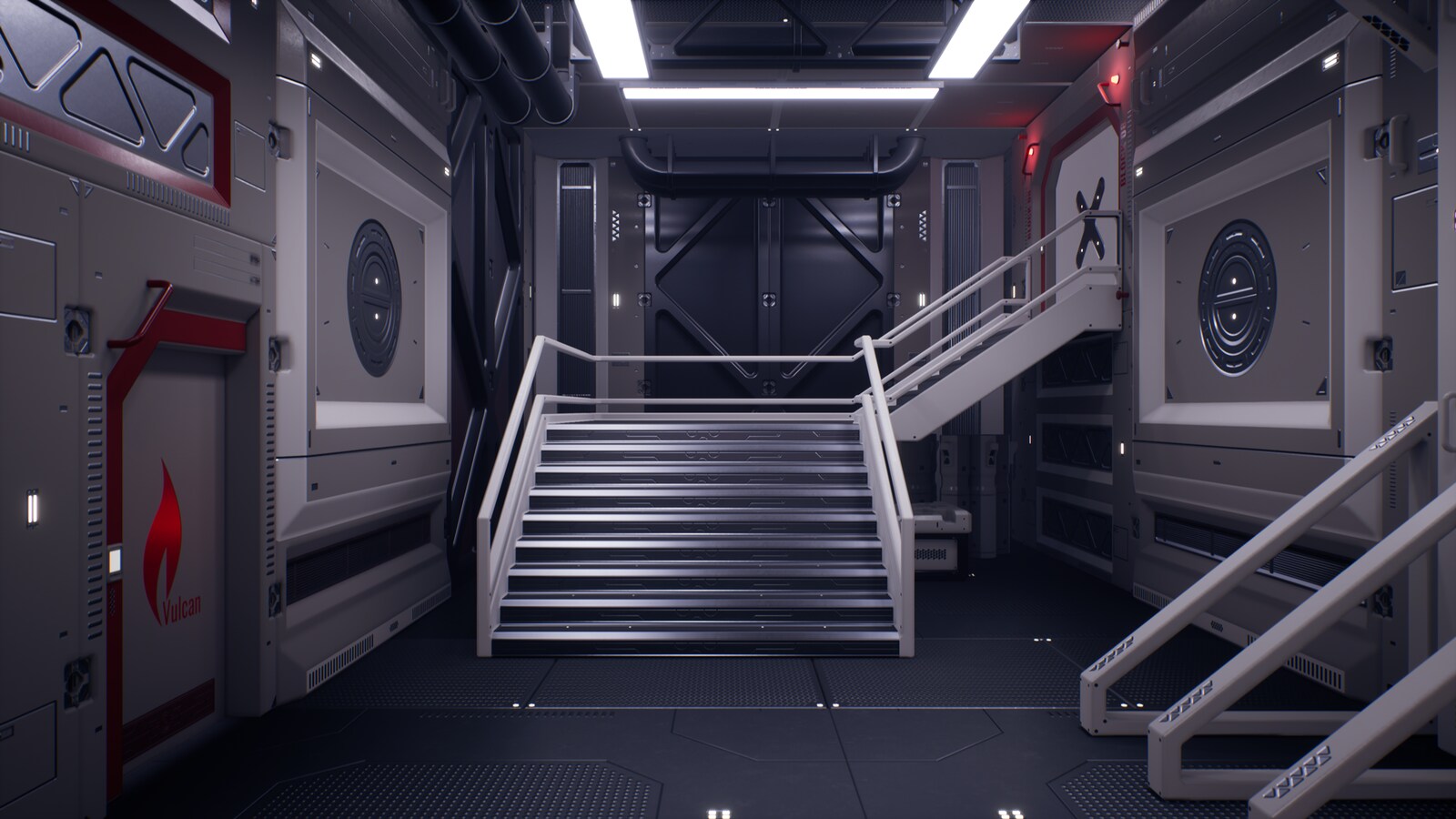 Modular Sci-Fi Factory in Environments - UE Marketplace