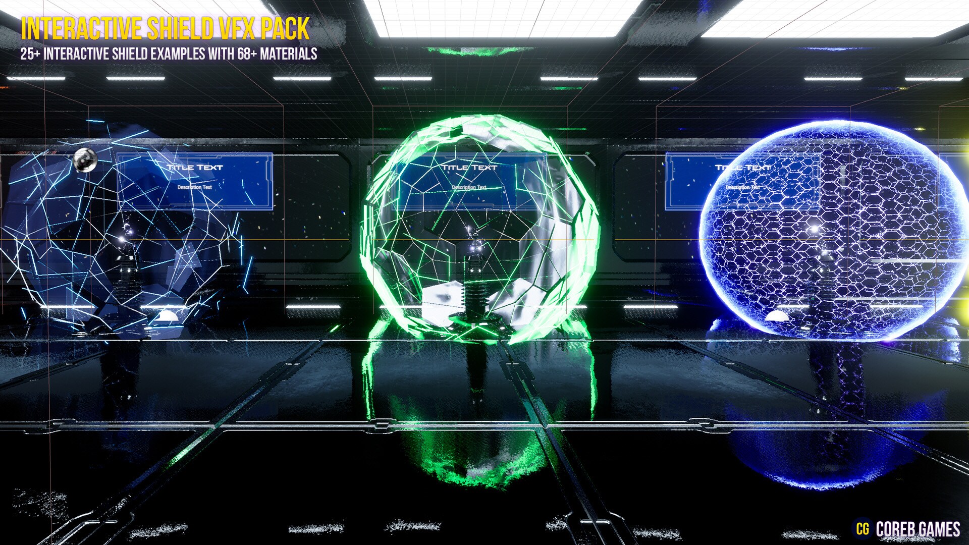 Interactive Shield VFX Pack in Visual Effects - UE Marketplace