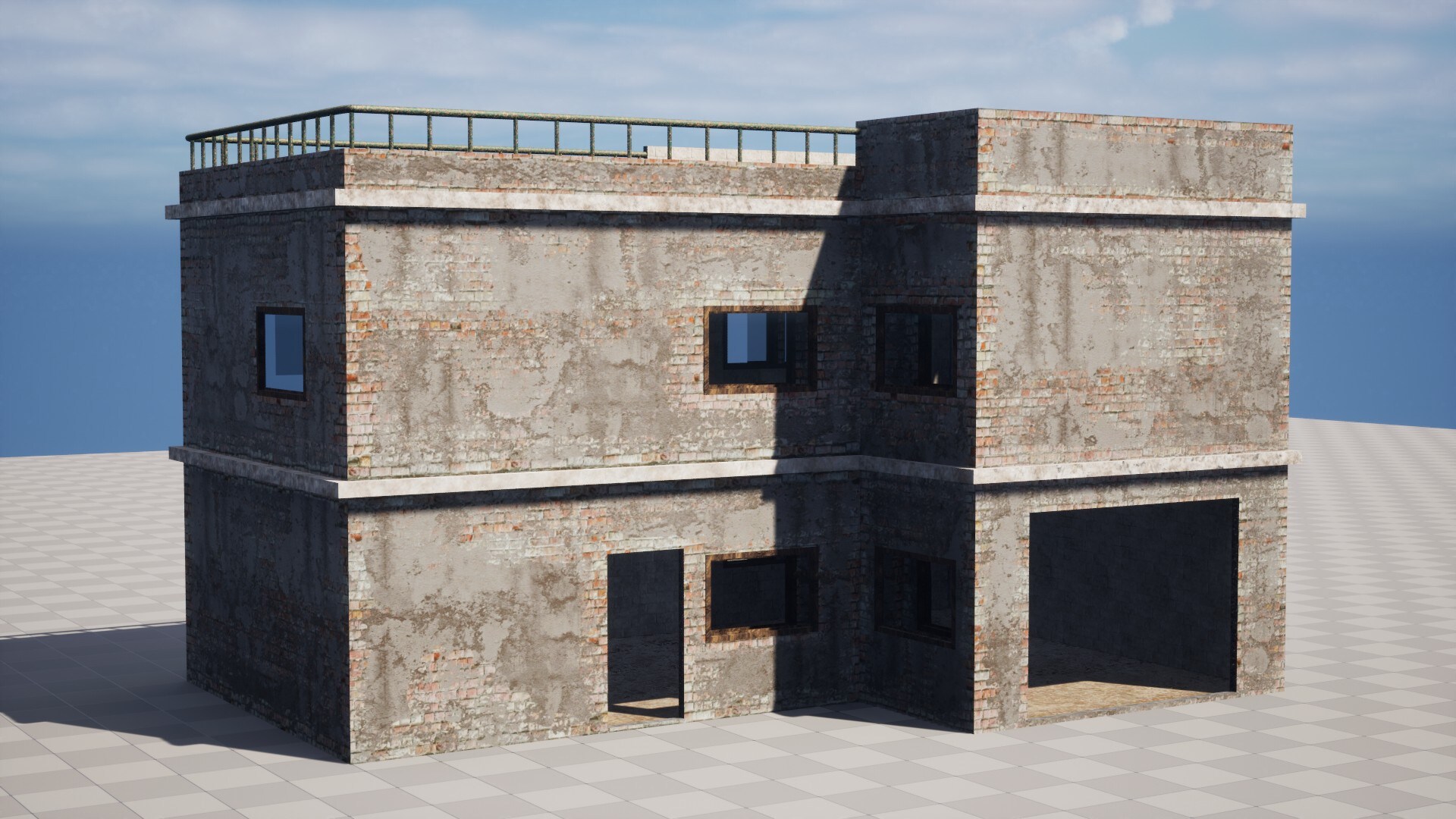 在道具创建的Basic House Pack 2 - 虚幻引擎商城