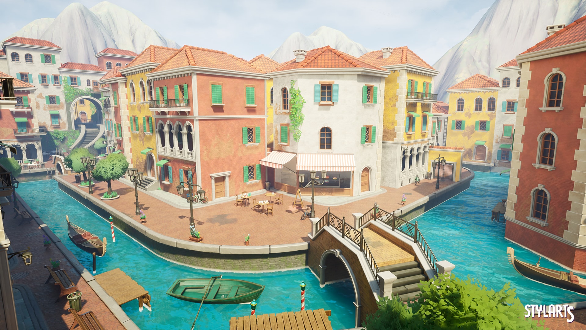 Stylized Italian Town - UE5 ( Town , Town , Italian , Stylised ) in ...