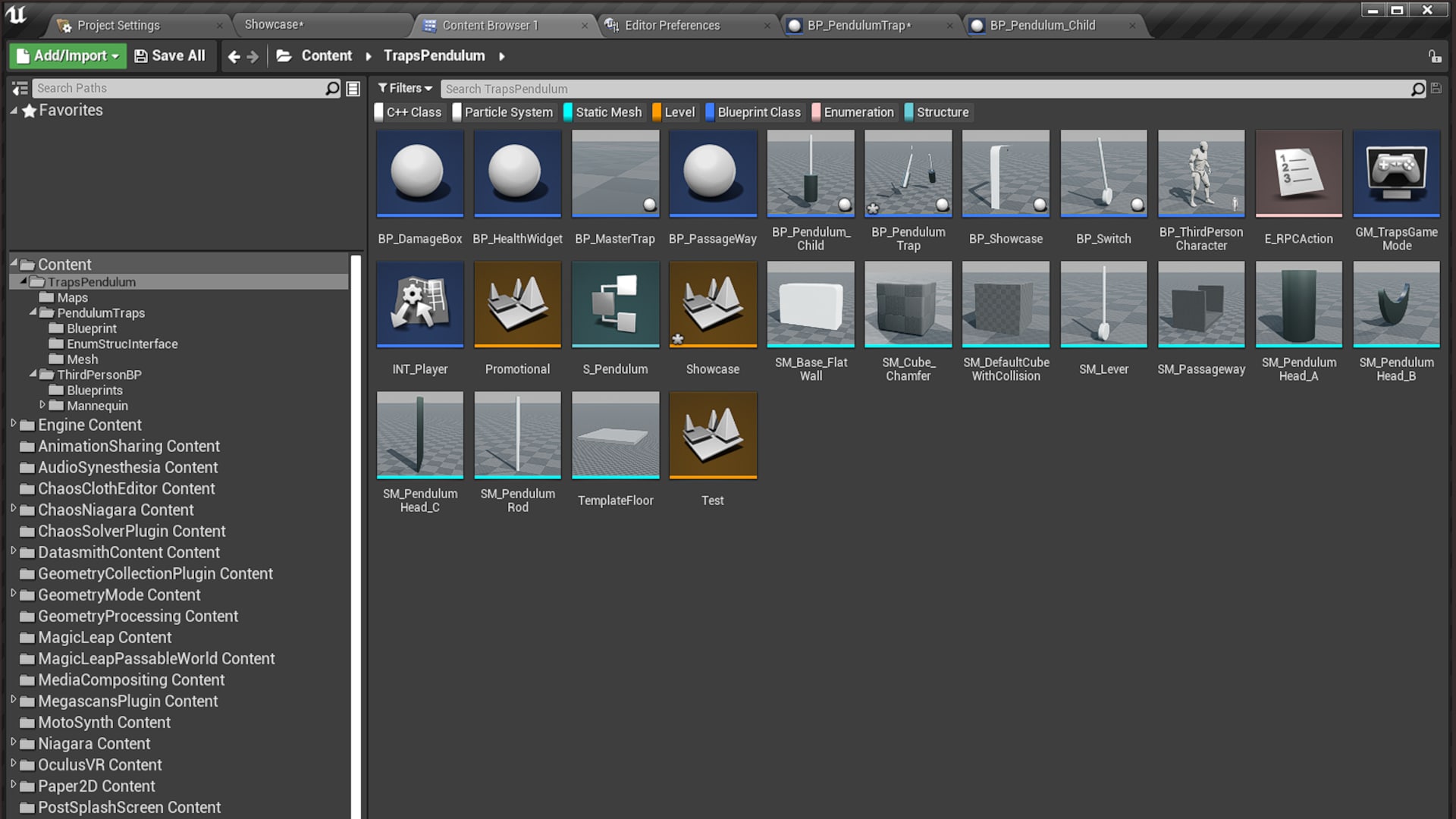 Replicated Series : Pendulum Traps in Blueprints - UE Marketplace