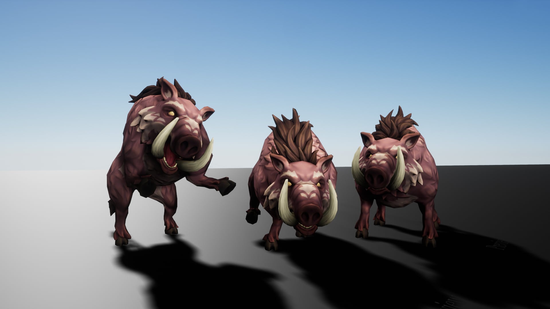 Fantasy Wild Boar in Characters - UE Marketplace