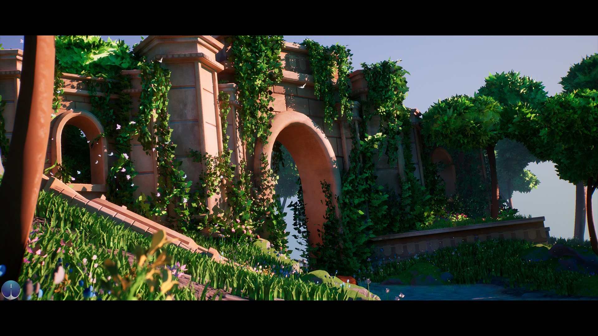 Overgrown Ruins Stylized Environment in Environments - UE Marketplace