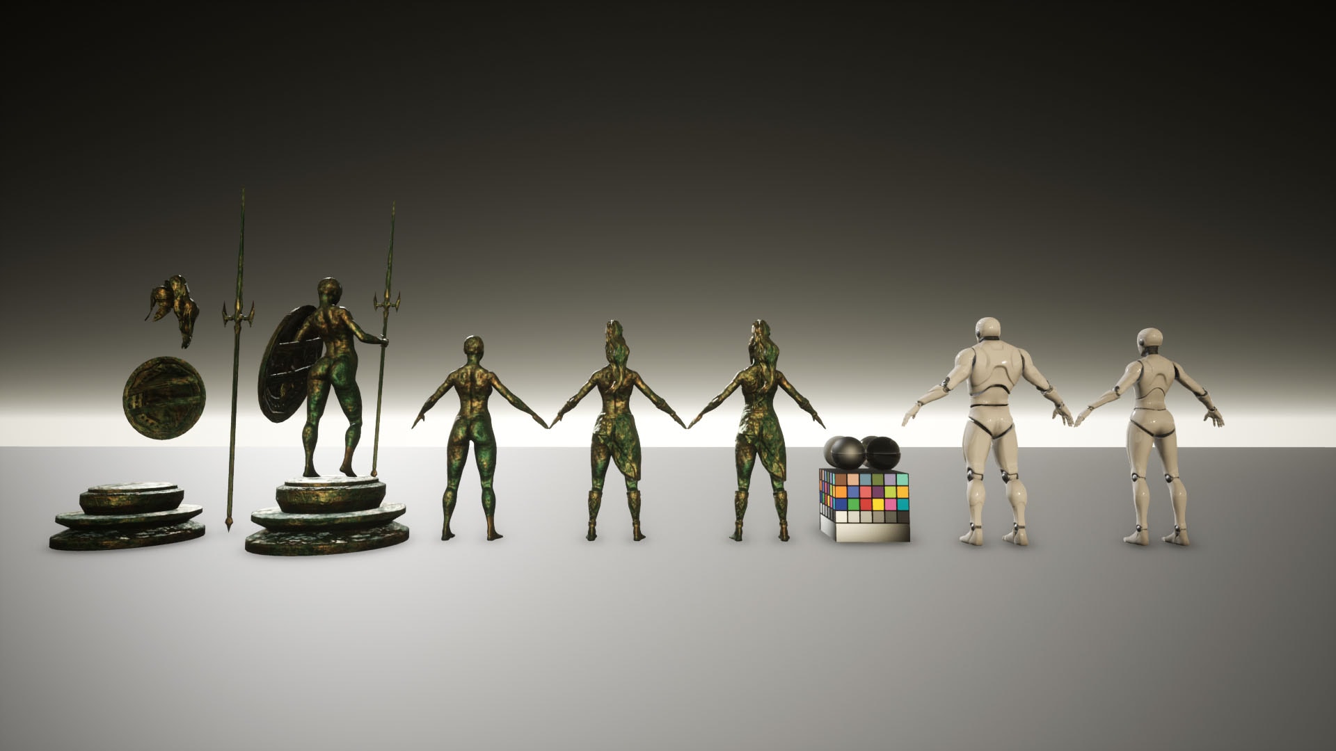 Ancient Bronze Statues v1 - Athena (Basic Version), 카테고리 캐릭터 - UE 마켓플레이스