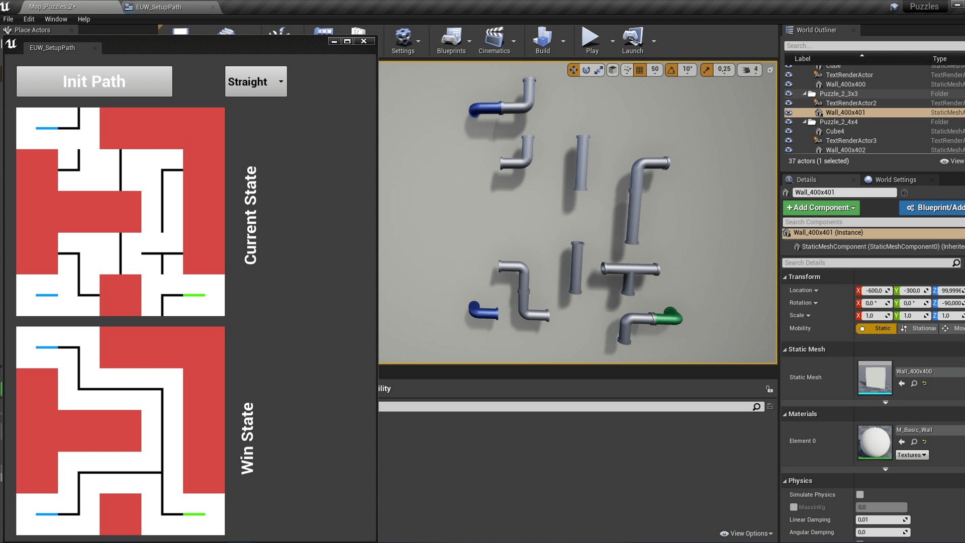 Puzzles Vol.2 in Blueprints - UE Marketplace