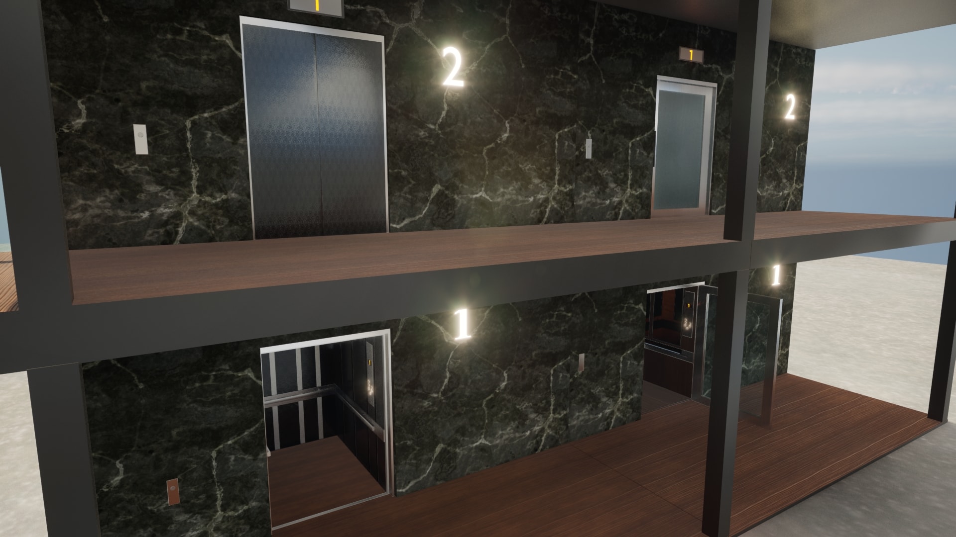 Elevator with Blueprints (Line Trace & Widgets) in Blueprints - UE ...