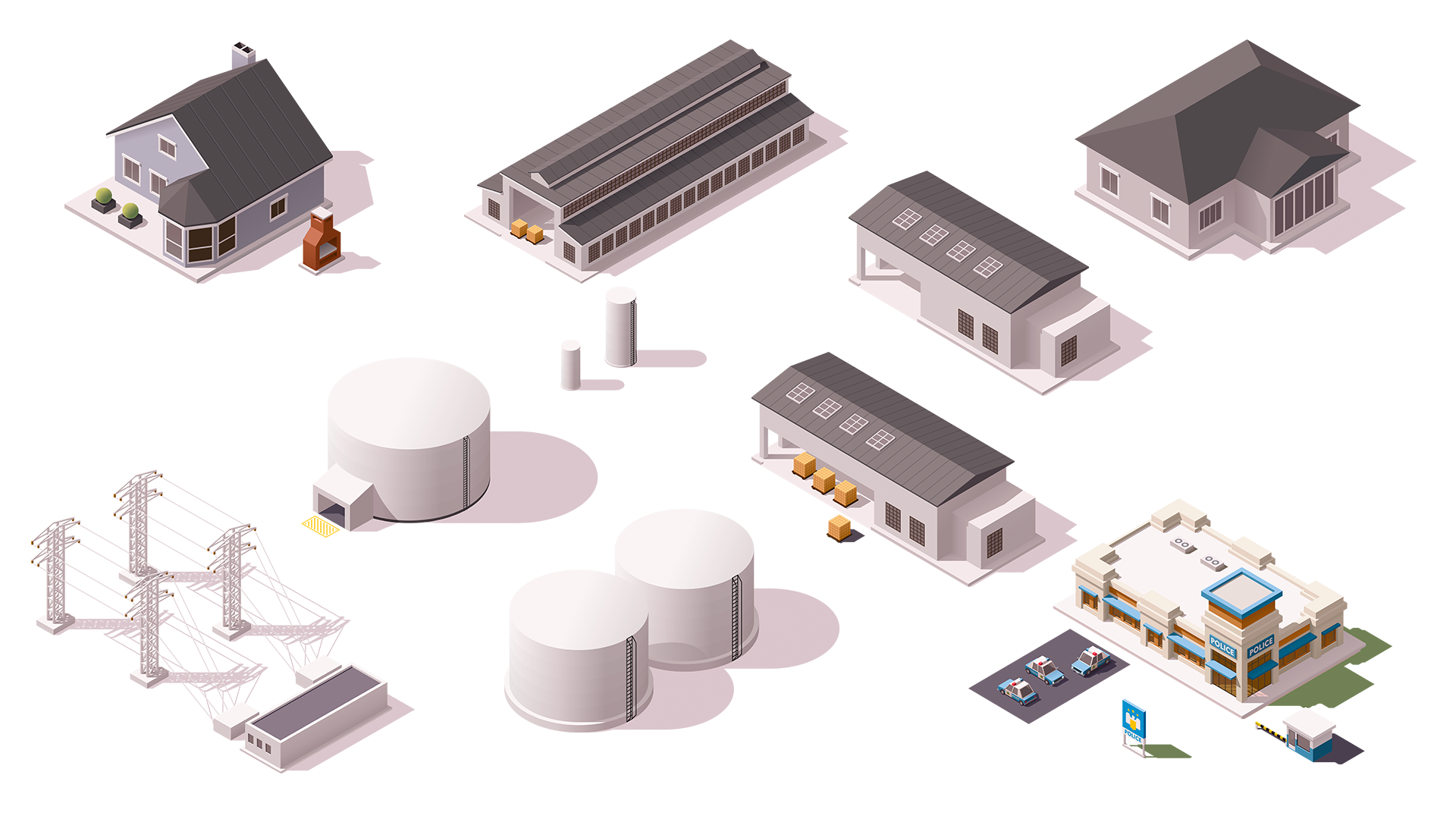Paper2D Isometric Buildings Part 2 in 2D Assets - UE Marketplace