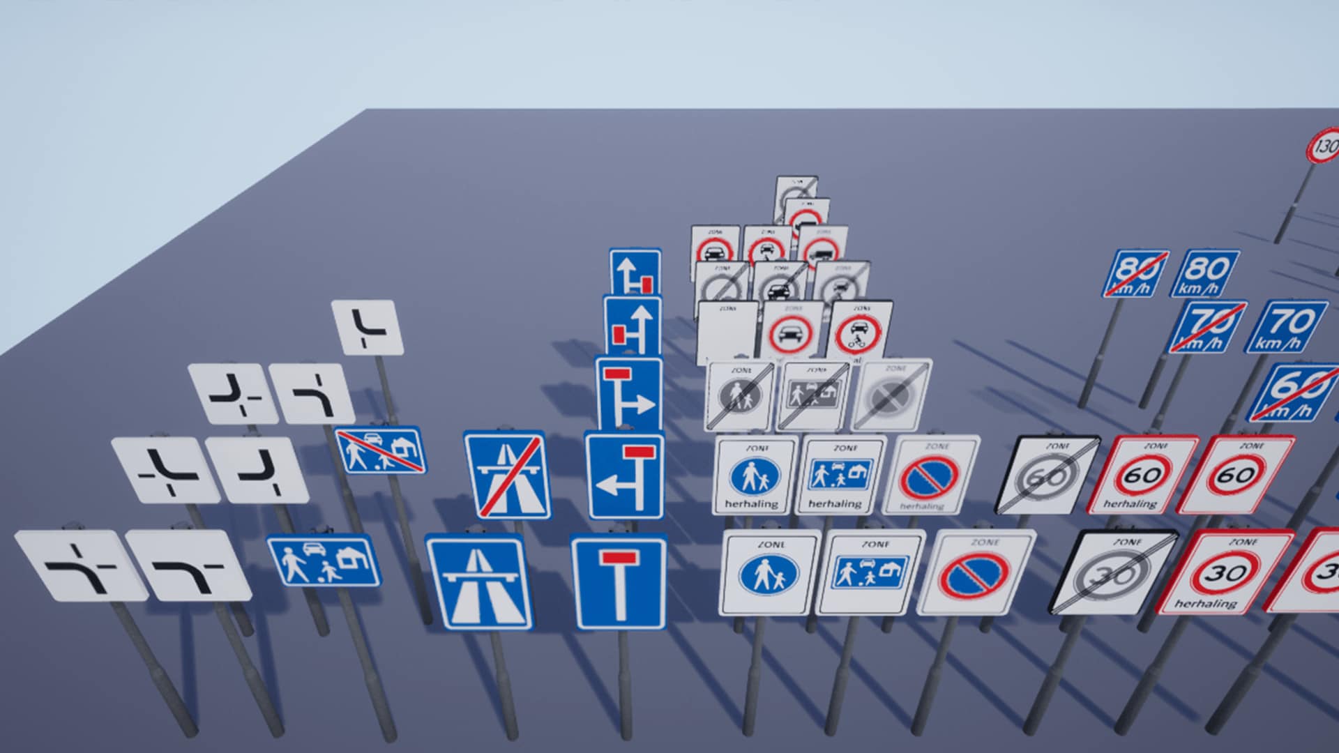 Traffic Signs NL in Props - UE Marketplace