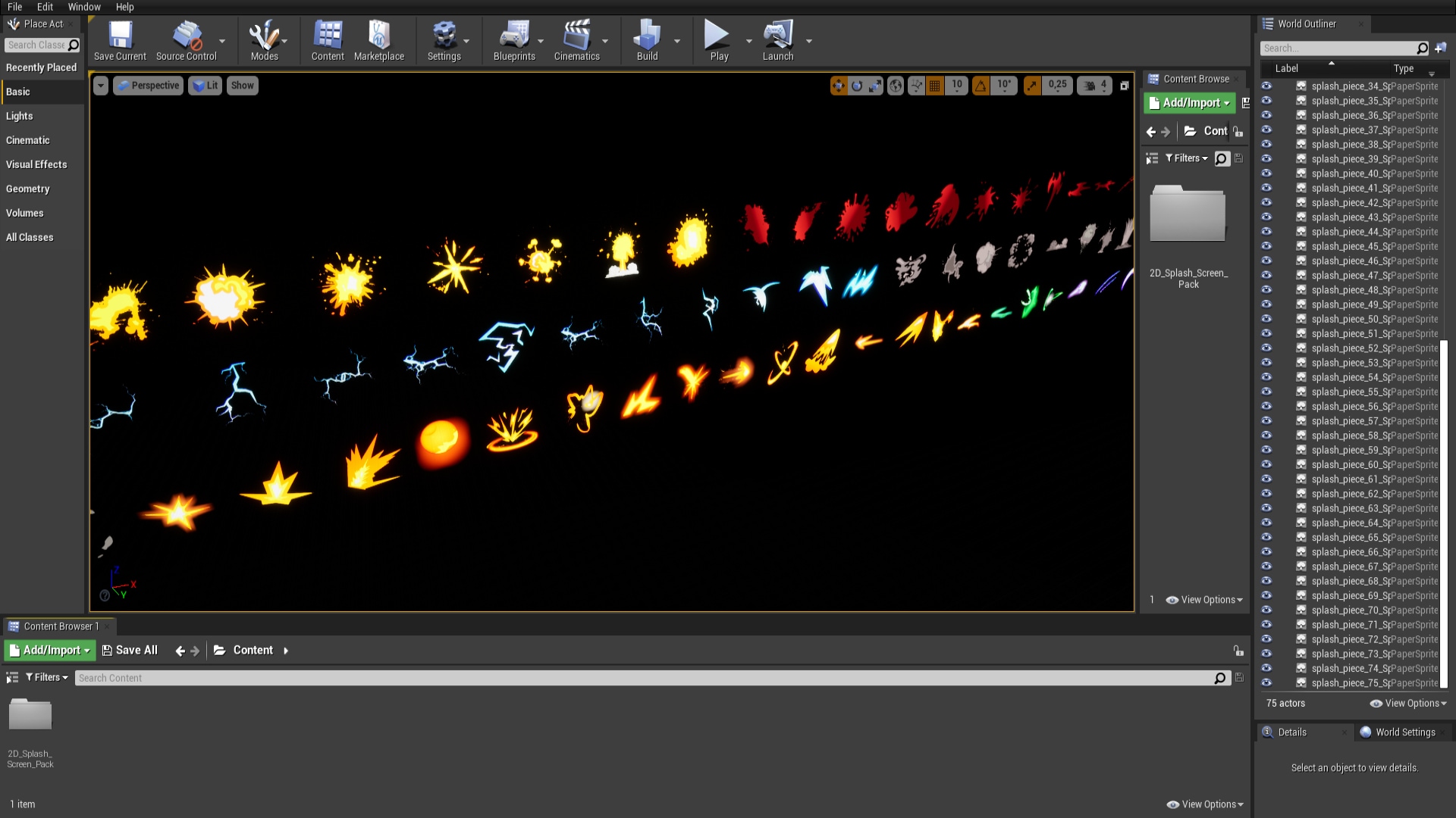2D Splash Screen Pack in 2D Assets - UE Marketplace