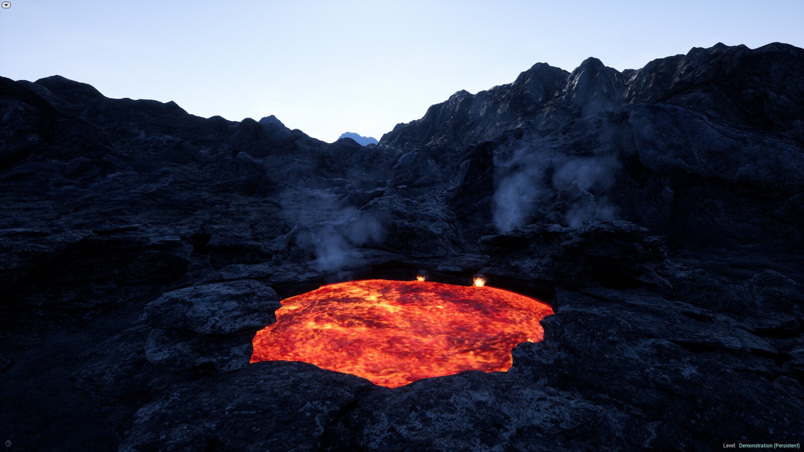 Lava World Landscape in Environments - UE Marketplace