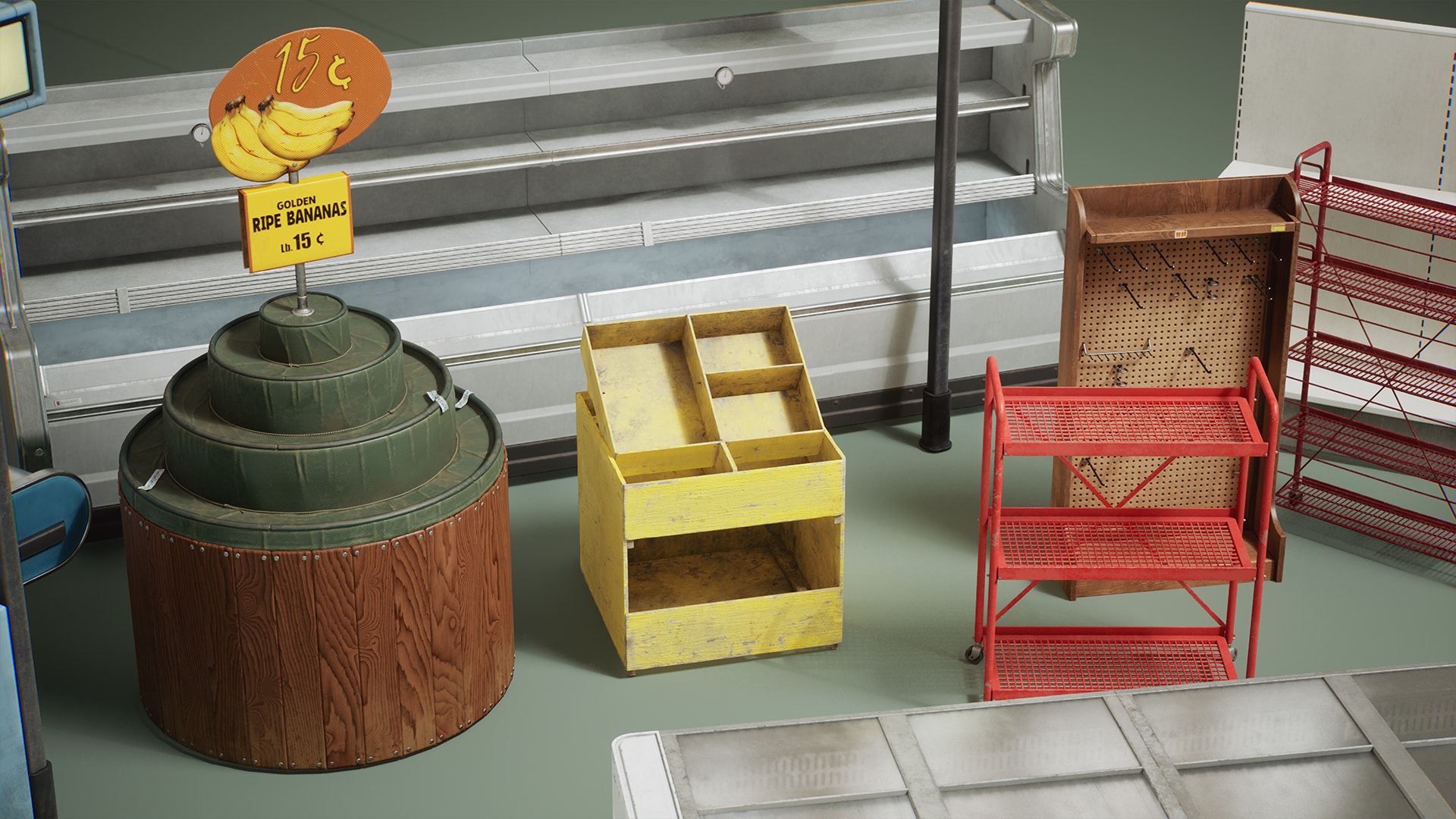Grocery VOL.1 - Retro Store Props (Nanite and Low Poly) in Props - UE ...