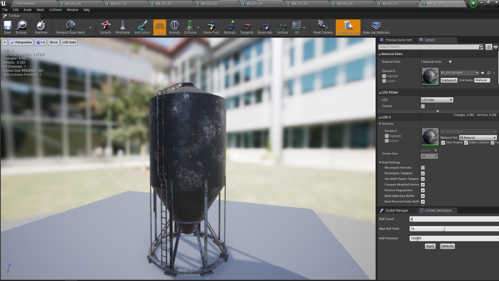 Silo Package in Props - UE Marketplace