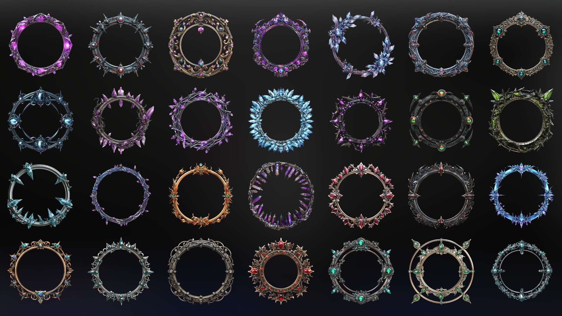 Fantasy Frames - Icon Pack：2Dアセット - UE マーケットプレイス