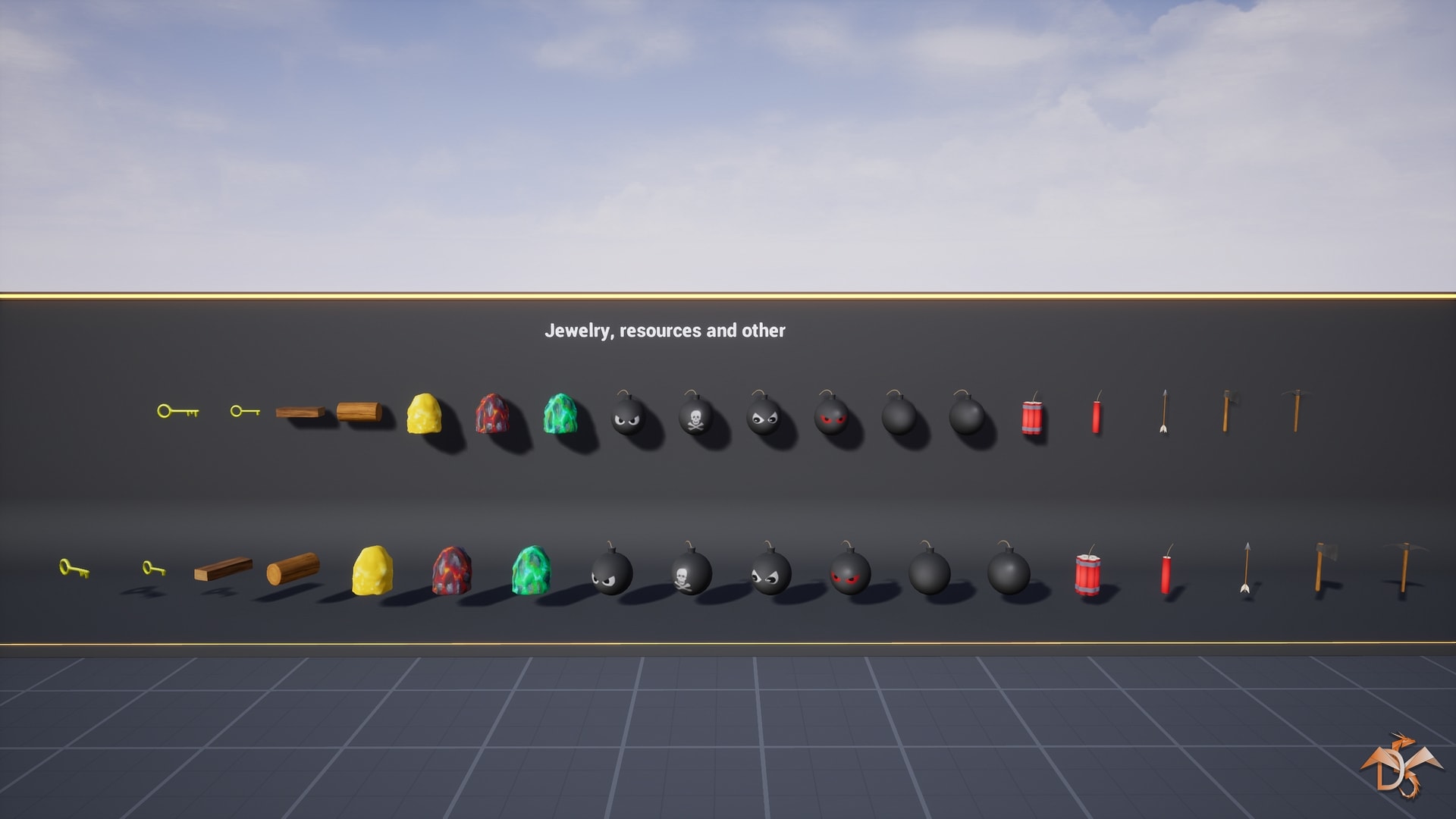 Platformer Collectible Items Kit in Props - UE Marketplace