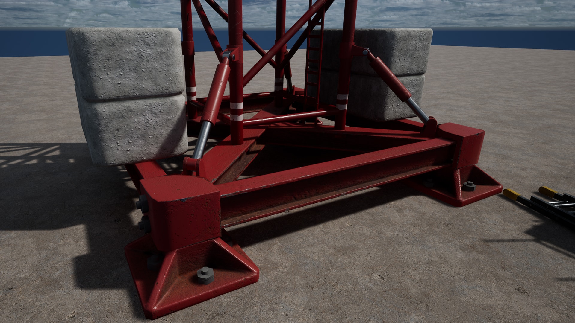 Construction props and Crane：プロップ・小物 - UE マーケットプレイス