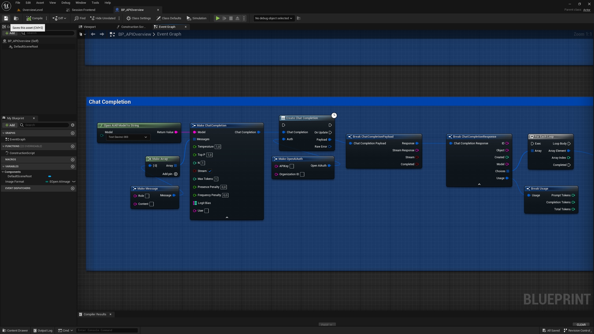 Complete OpenAI API plugin in Code Plugins - UE Marketplace