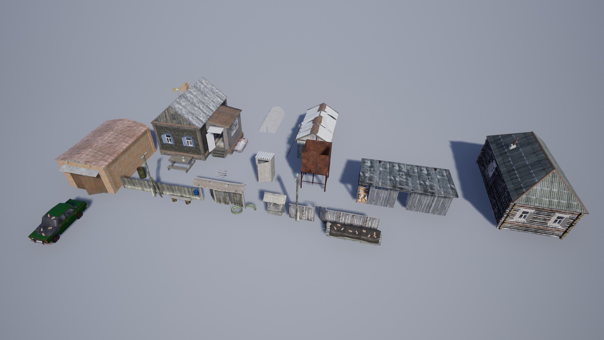 Soviet Village Environment Pack in Props - UE Marketplace