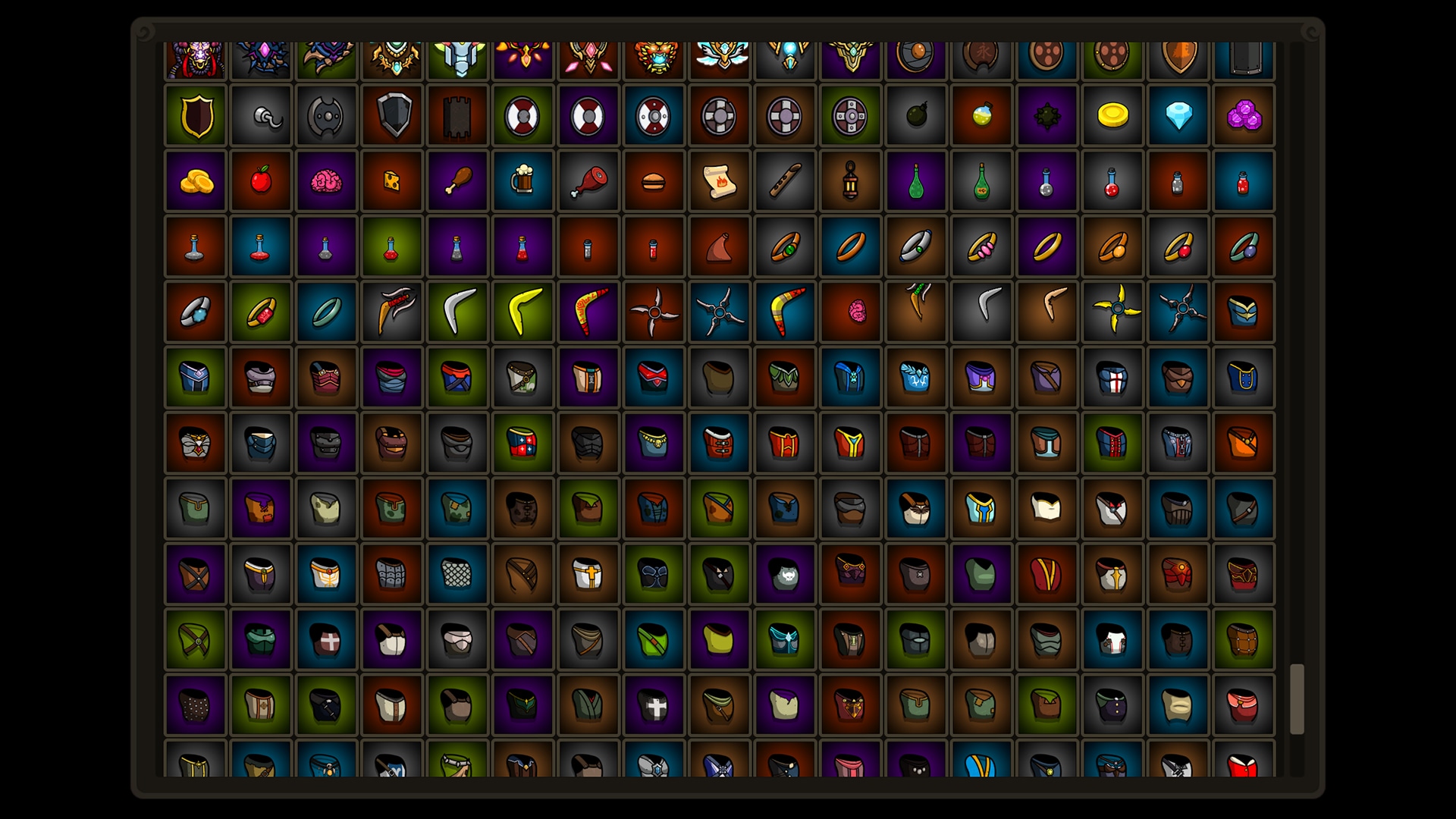 在二维资源创建的fantasy Inventory Icons 虚幻引擎商城