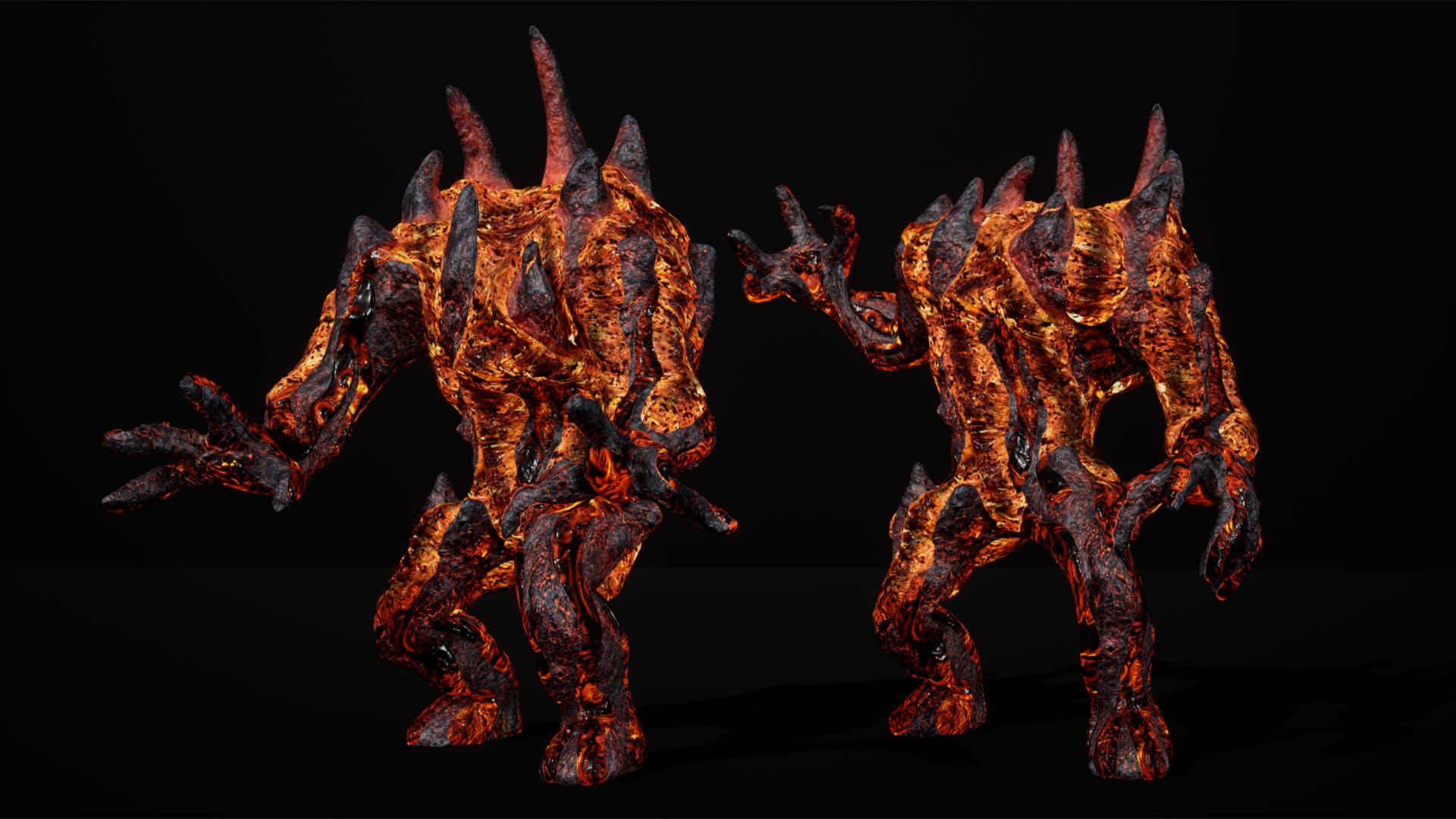 Pack of hell golems, 카테고리 캐릭터 - UE 마켓플레이스