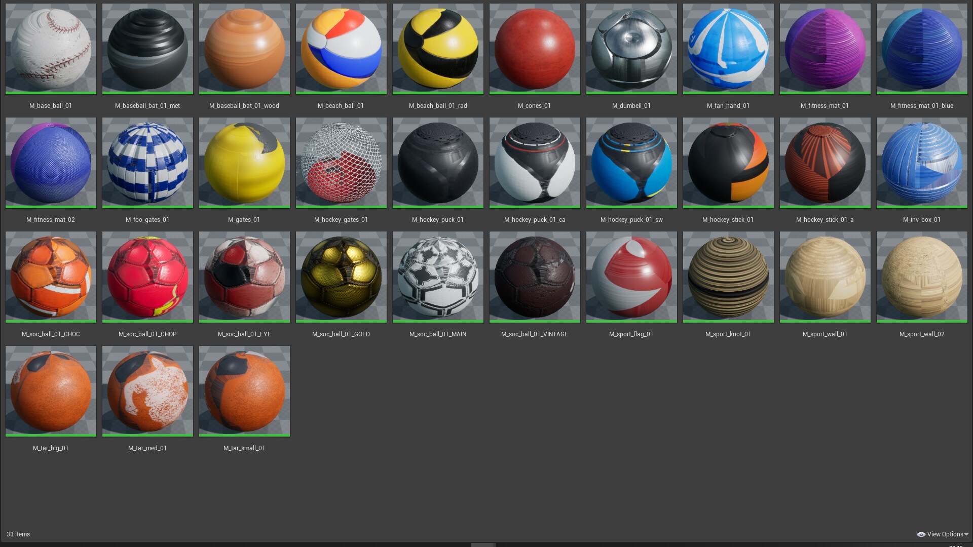 Sport inventory pack in Props - UE Marketplace