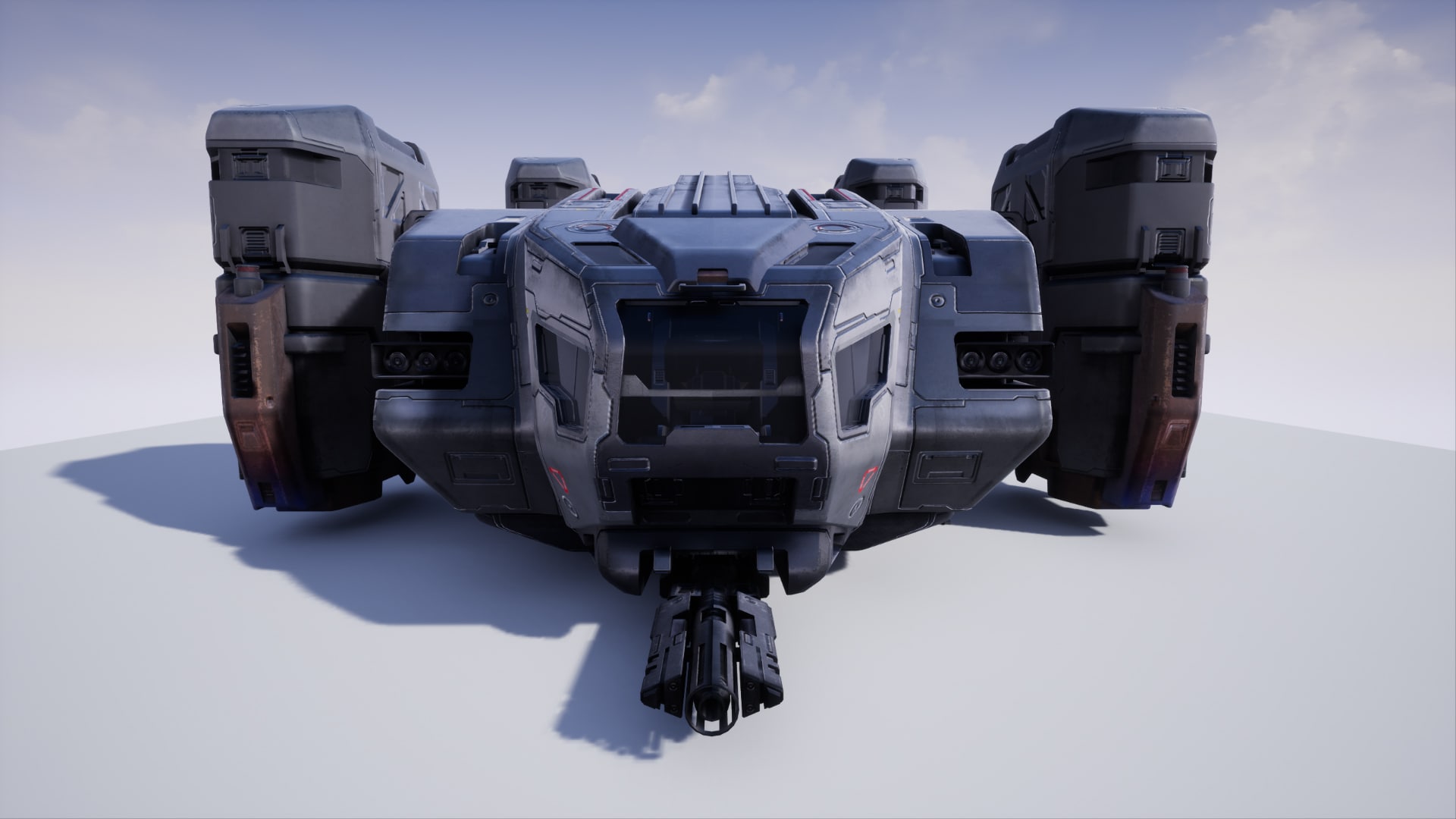 Spaceship Lander VTOL, 카테고리 소품 - UE 마켓플레이스