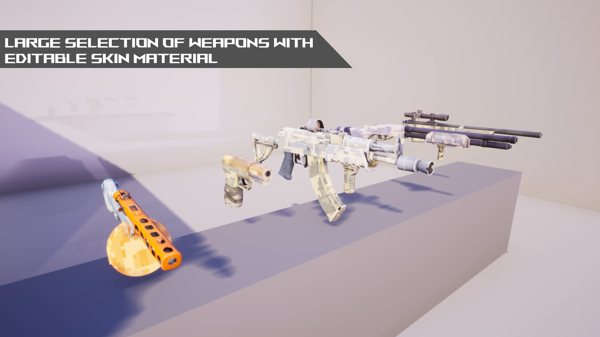 FPS Stylized Gun in Weapons - UE Marketplace