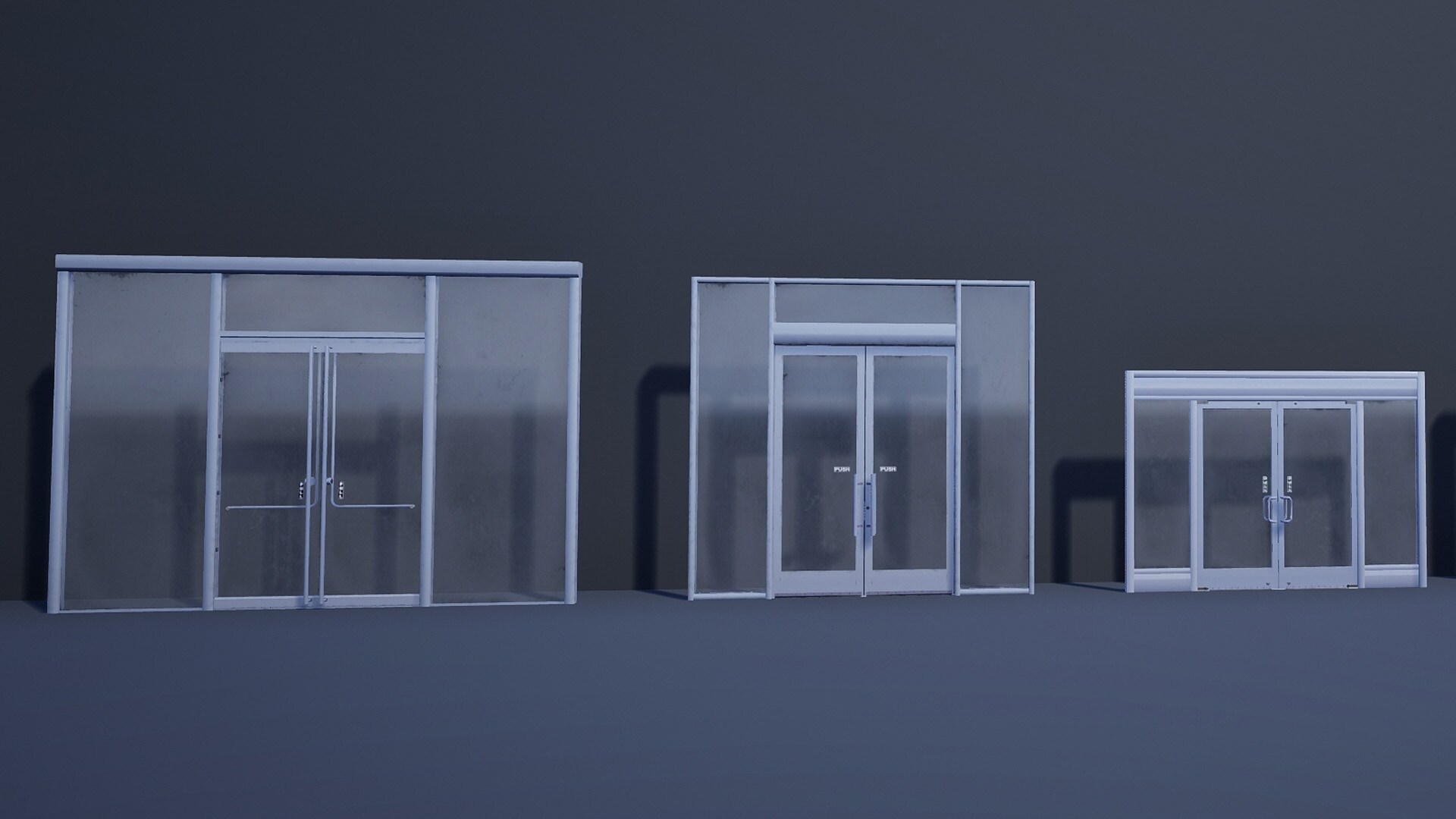 Commercial Glass Doors in Props - UE Marketplace