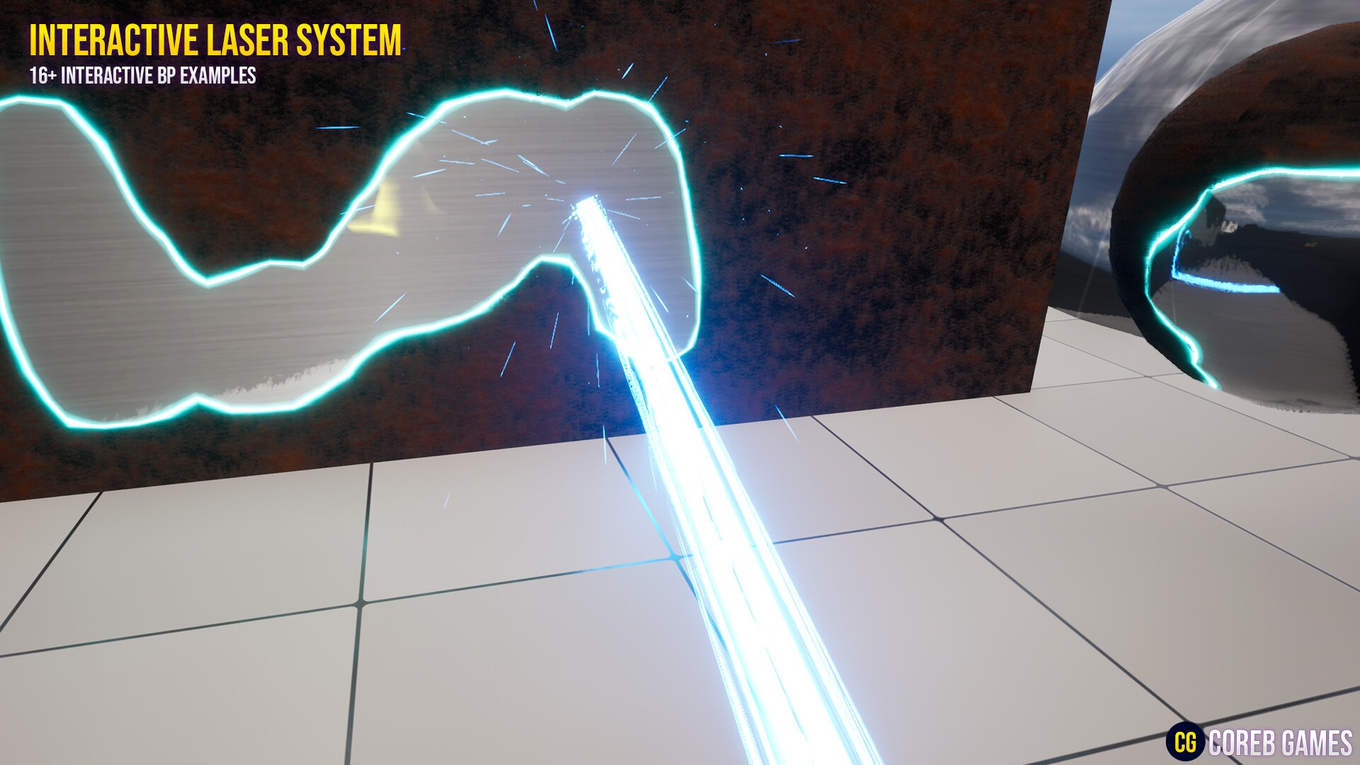 Interactive Laser System, 카테고리 블루프린트 - UE 마켓플레이스