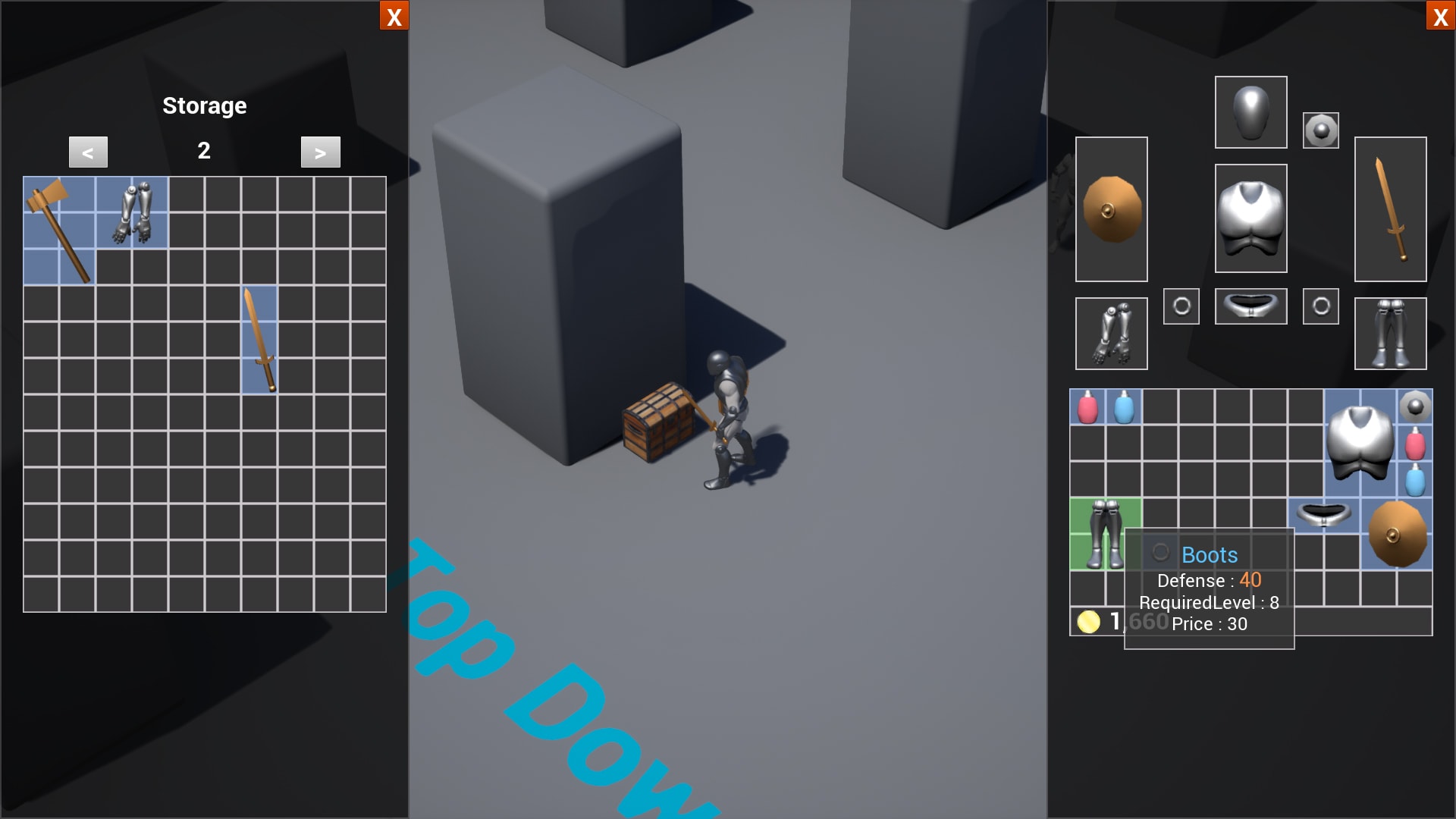 TopDown RPG Inventory System in Blueprints - UE Marketplace