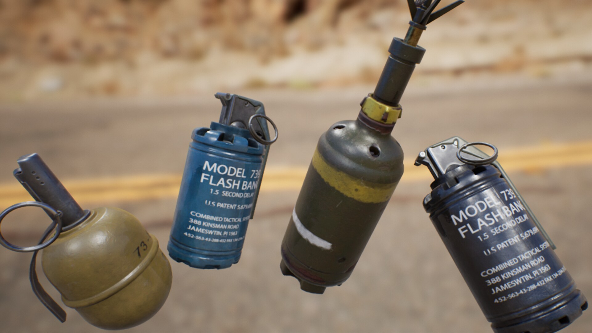 Pbr Grenade pack in Props - UE Marketplace