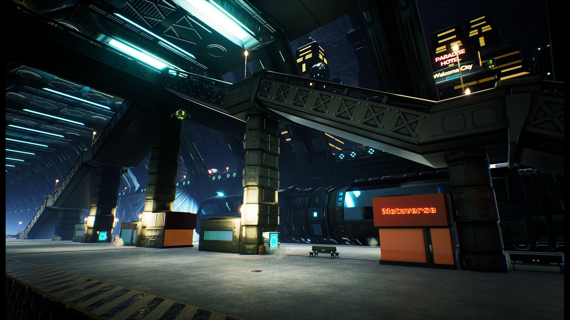 Cyberpunk UndergroundCity X in Environments - UE Marketplace