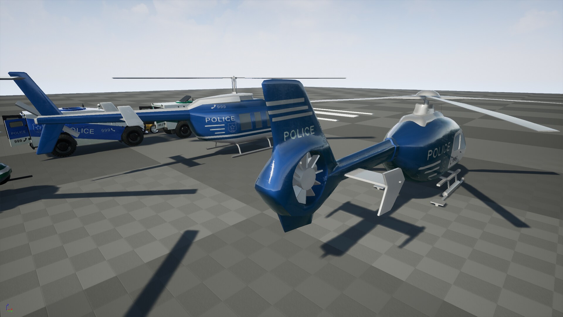 Arabic Police, Sport Cars and Helicopter Vehicles - Drivable in Props ...