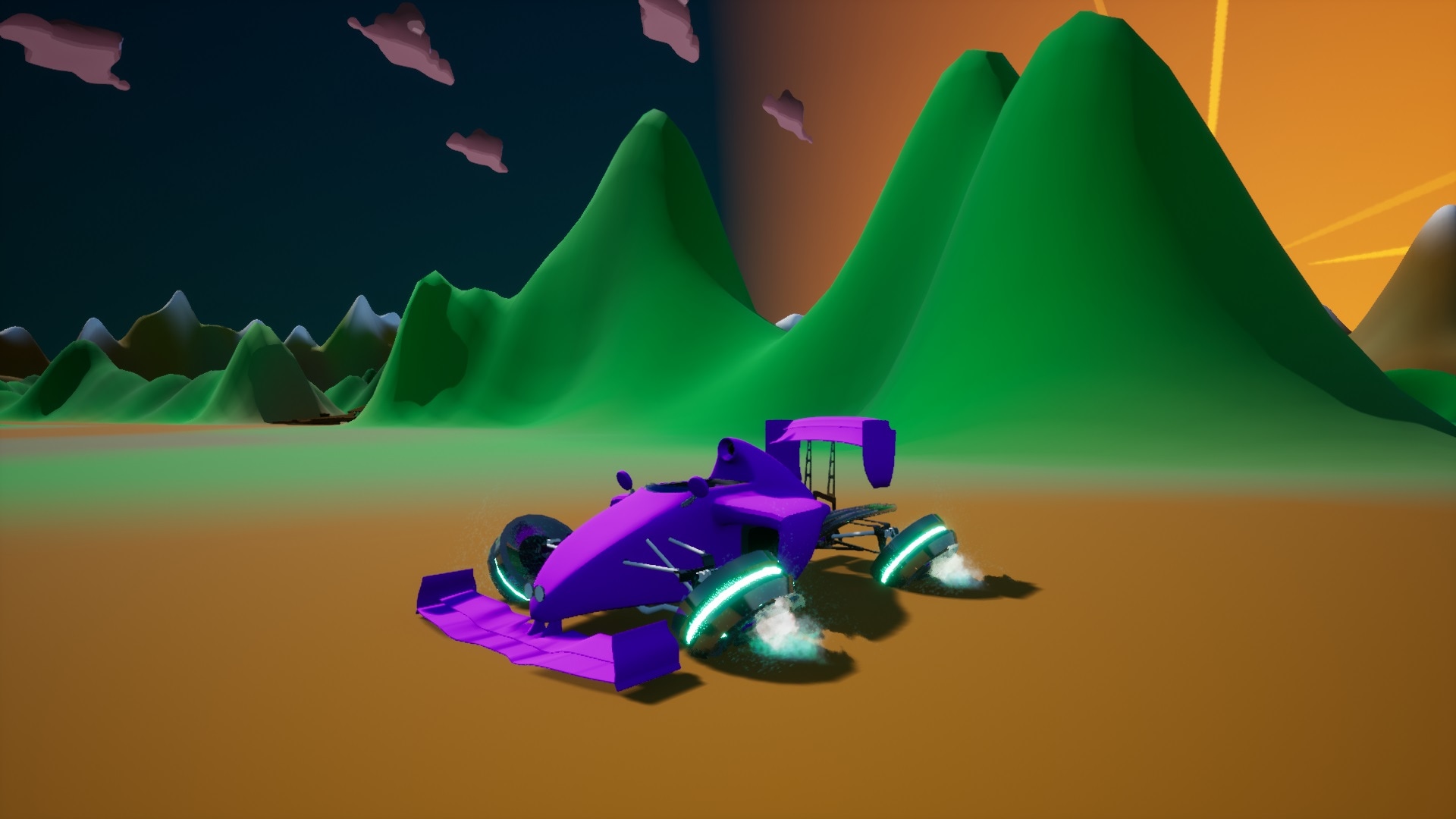 Hover cars with physics based customization in Blueprints - UE Marketplace