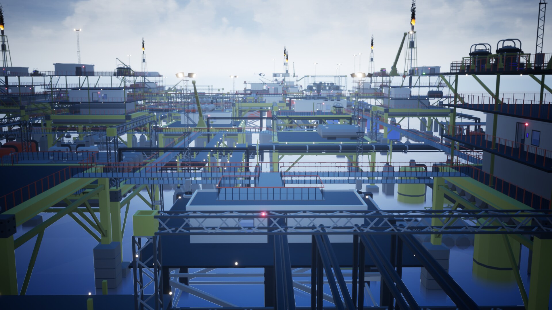 Polygon Style Refinery in Environments - UE Marketplace