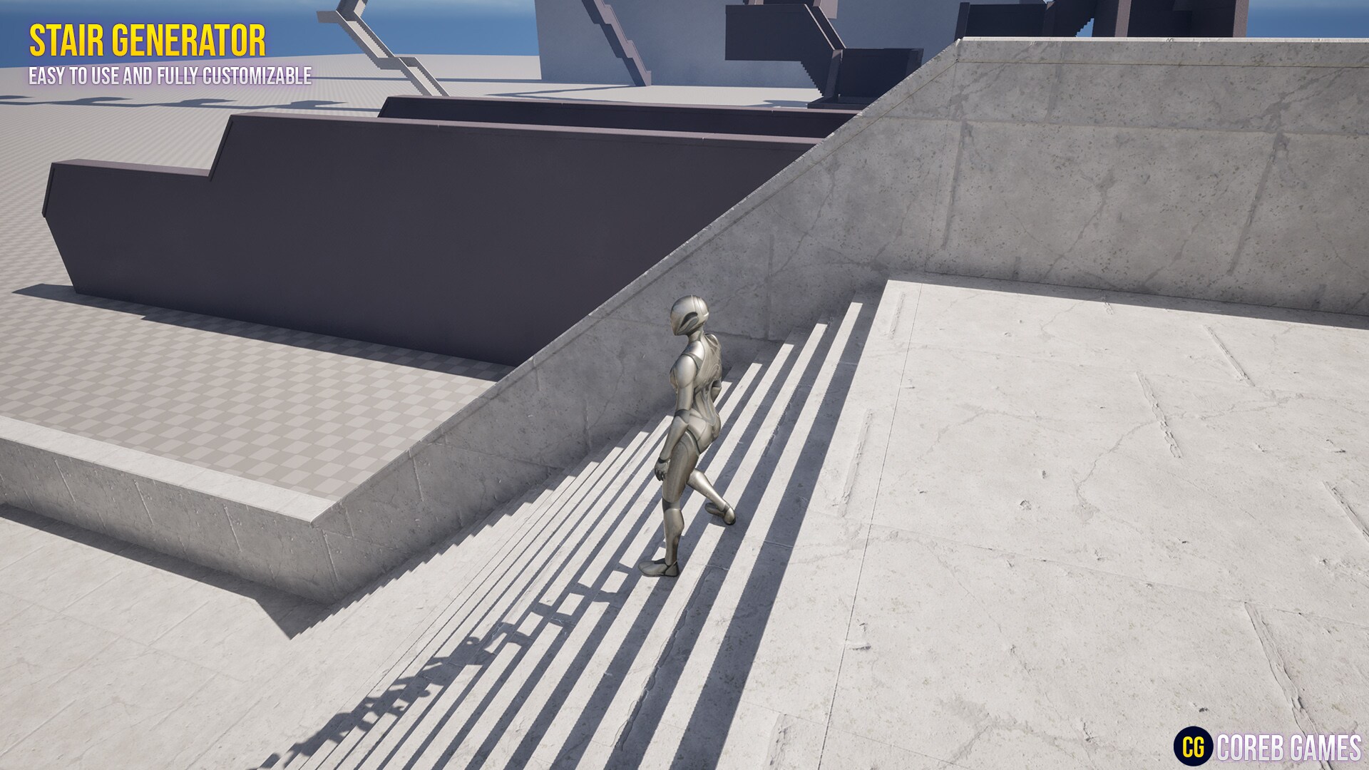 Stair Generator, 카테고리 블루프린트 - UE 마켓플레이스