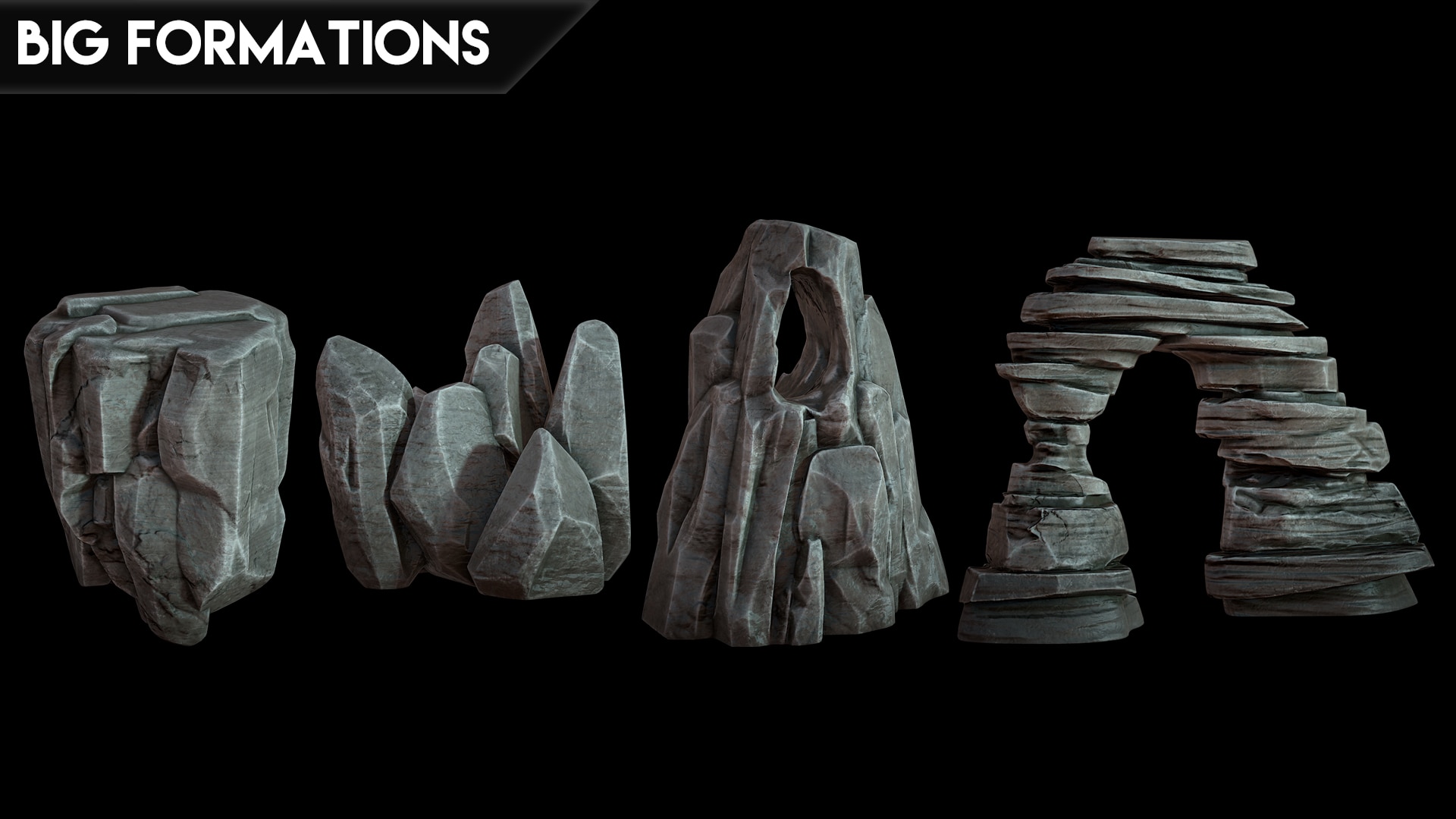 45 Stylized Rock Pack in Environments - UE Marketplace