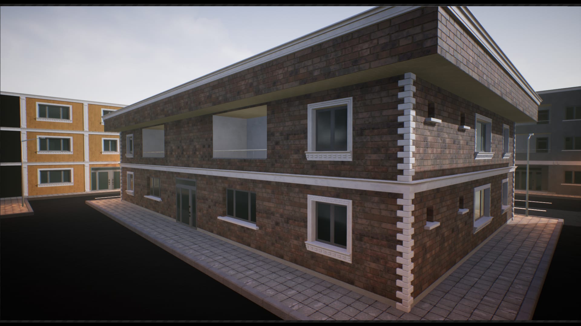Modular Urban Exterior Building Kit in Environments - UE Marketplace