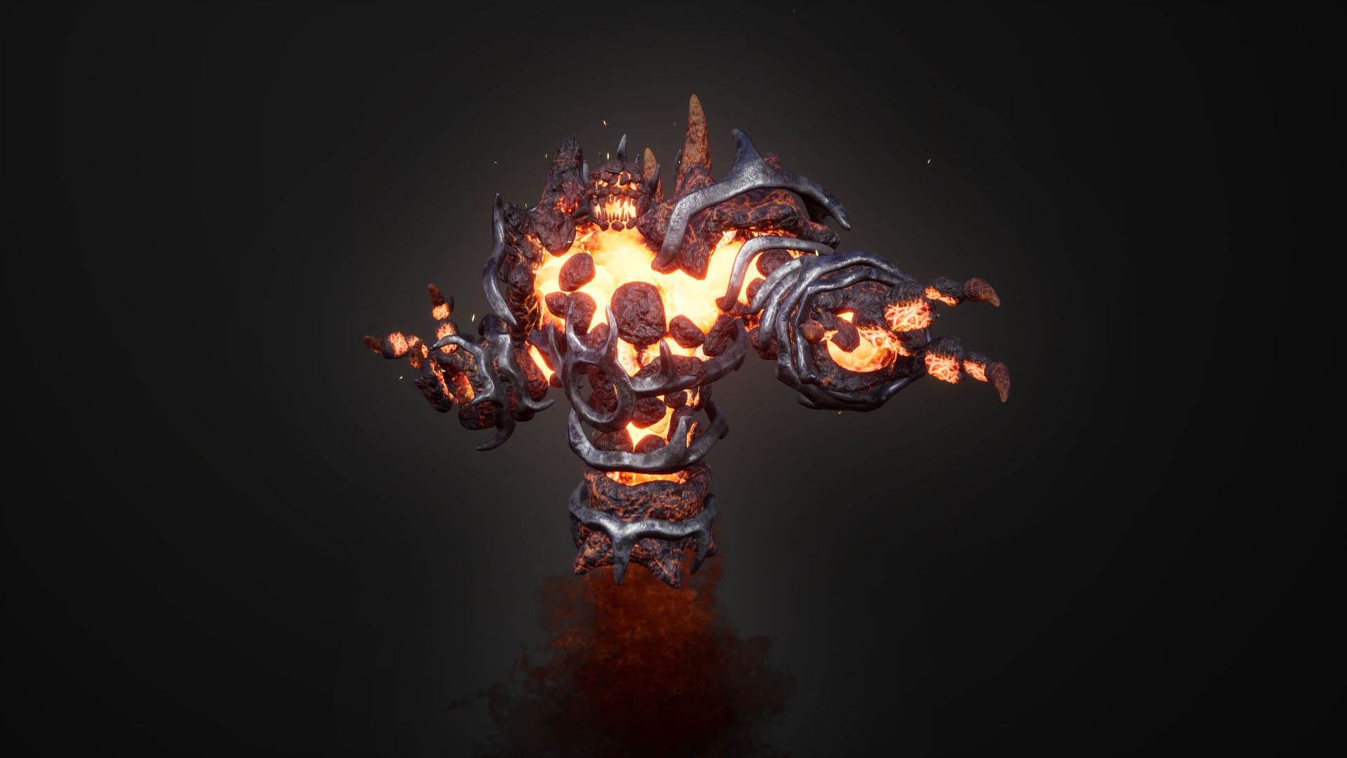 Pack of hell golems, 카테고리 캐릭터 - UE 마켓플레이스